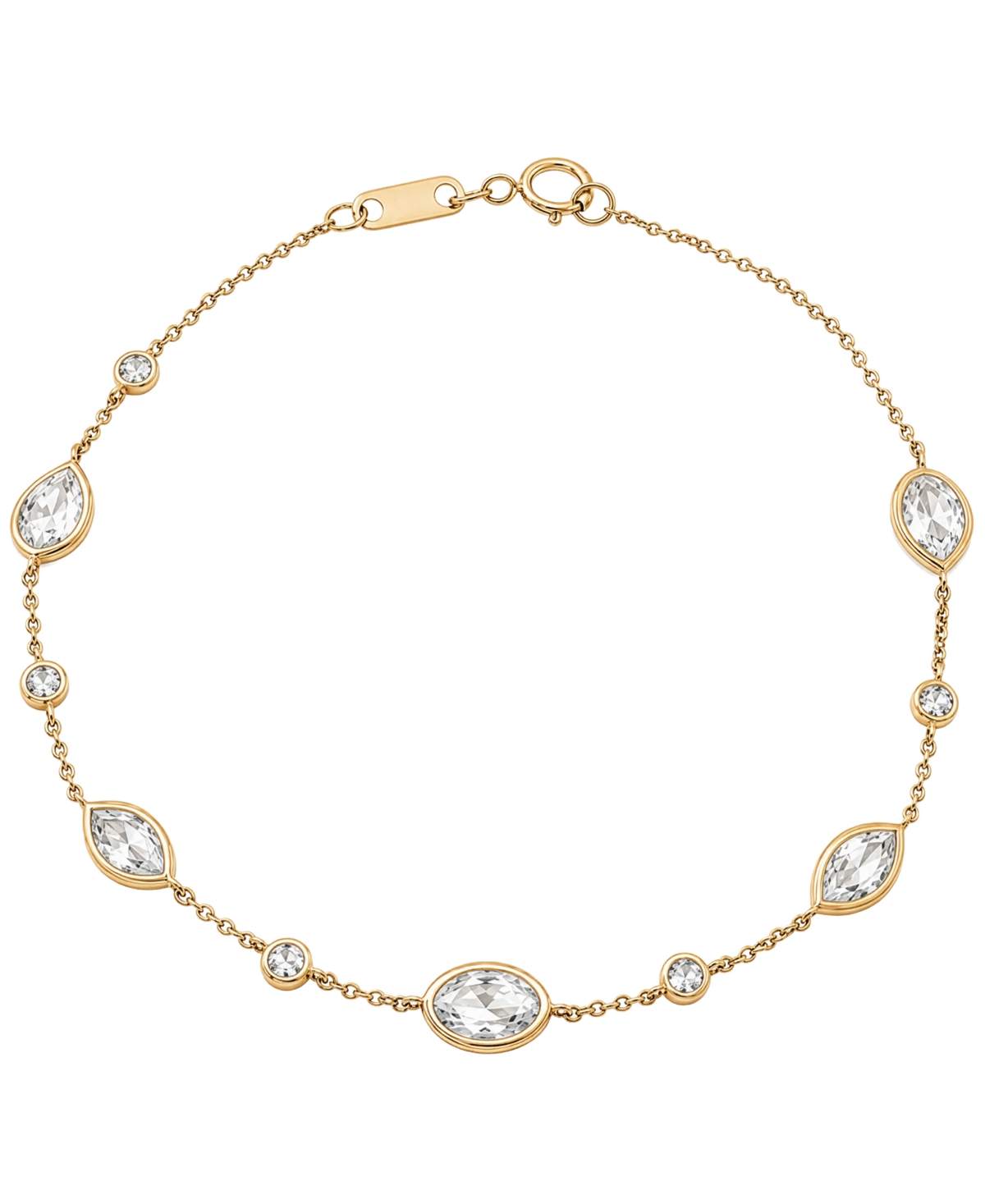 Click here for Macys Lab-Grown White Sapphire (2-3/4 ct. t.w.) Br... prices