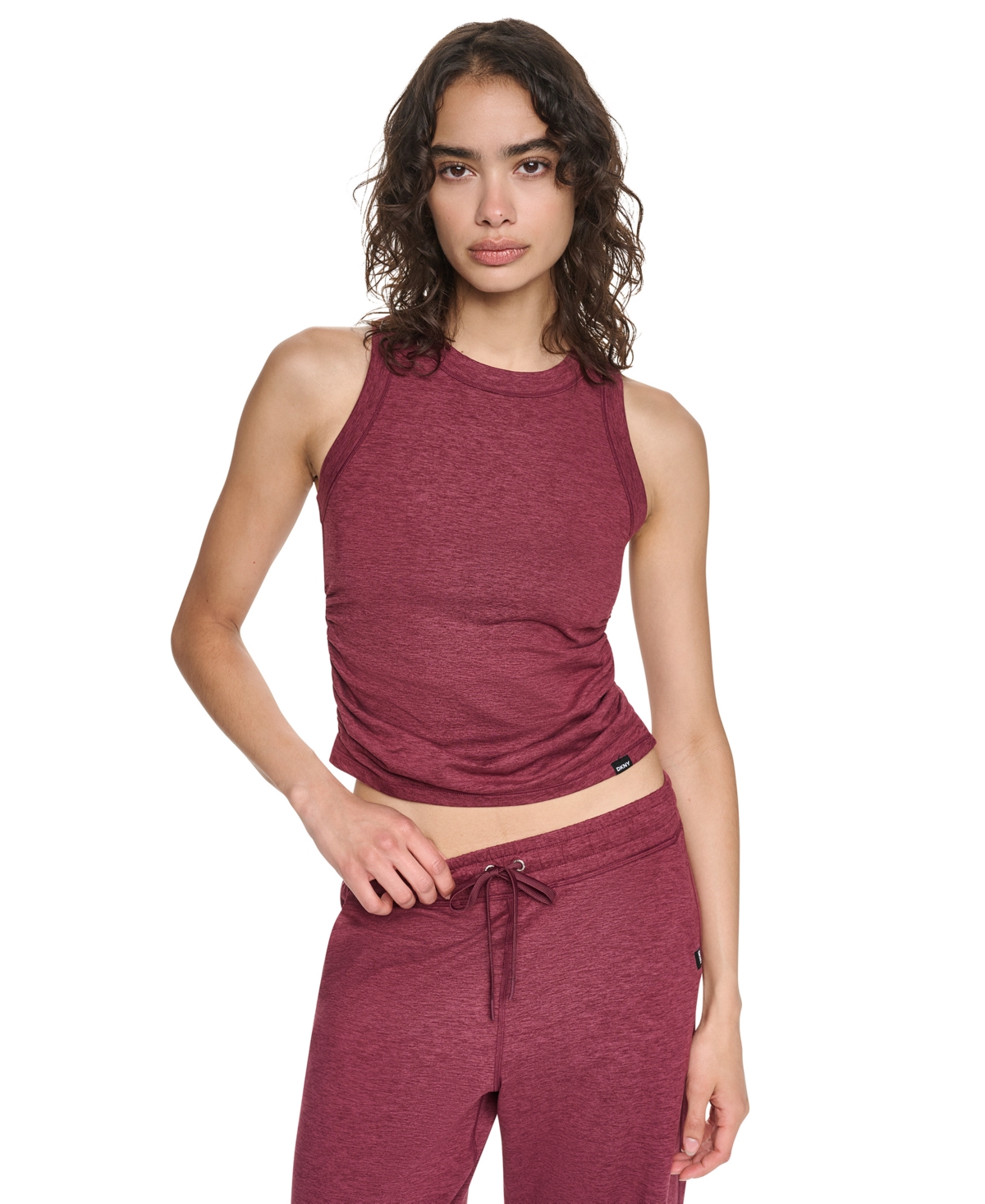 Click here for Dkny Sport Womens Spacedye Crewneck Tank Top - Cla... prices