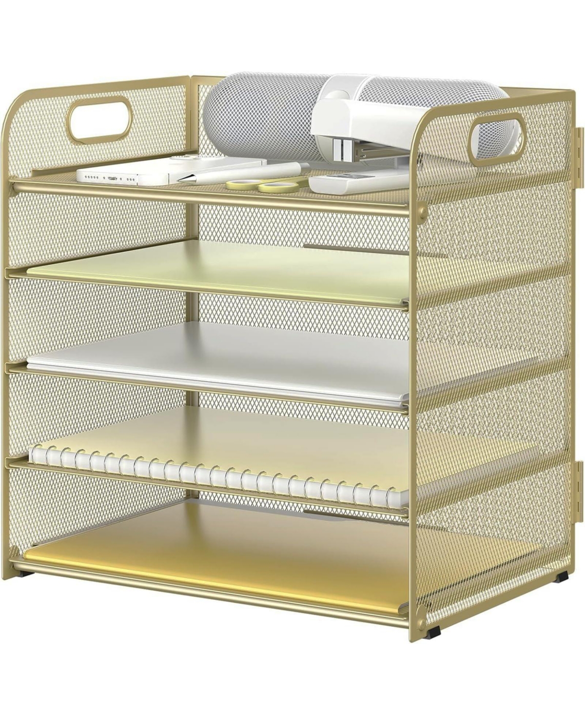 Click here for Danrong 5 Tier Mesh Desk File Organizer with Handl... prices