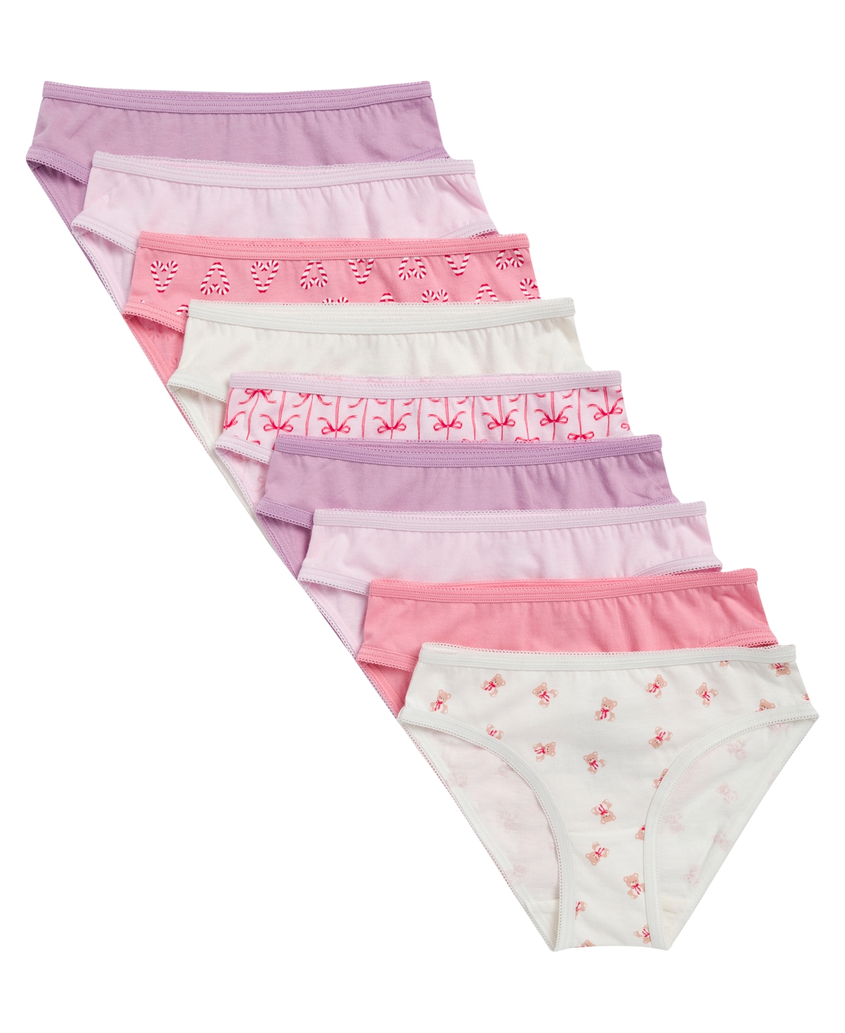 Click here for Maidenform Girls 4-14 Charm Picot Bikini  9-Pack -... prices