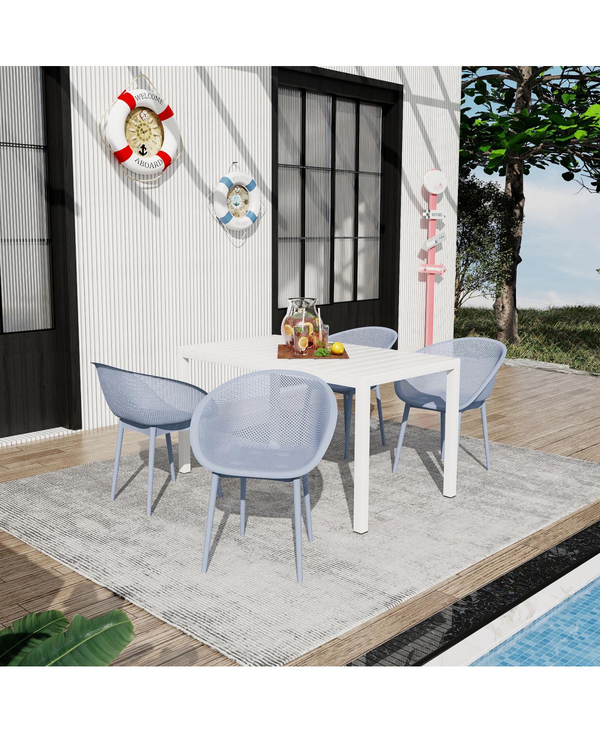Click here for Streamdale Furniture Light Chairs and Table Set -... prices