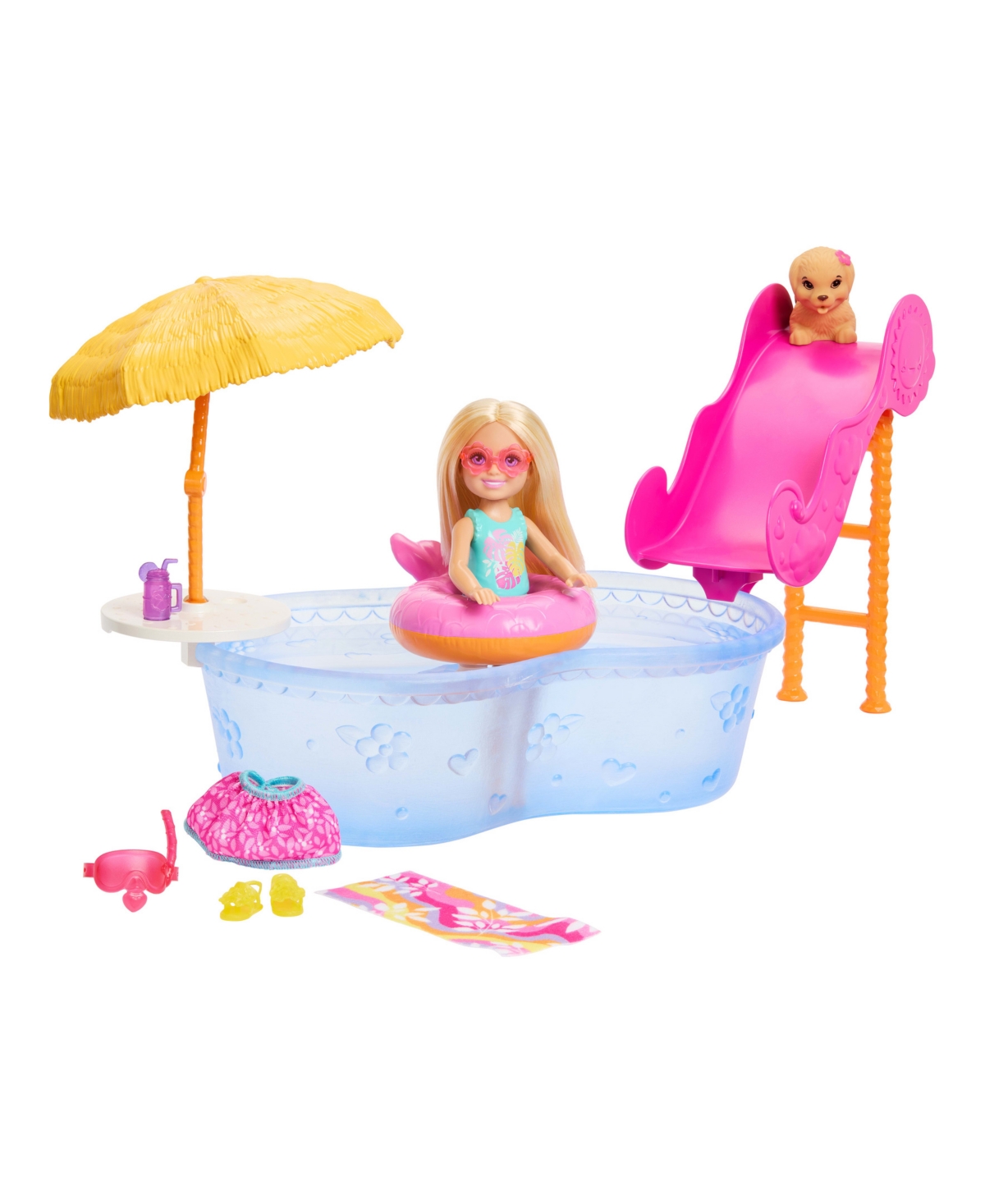 Click here for Barbie Chelsea Summer Vacation Pool Party Watersli... prices