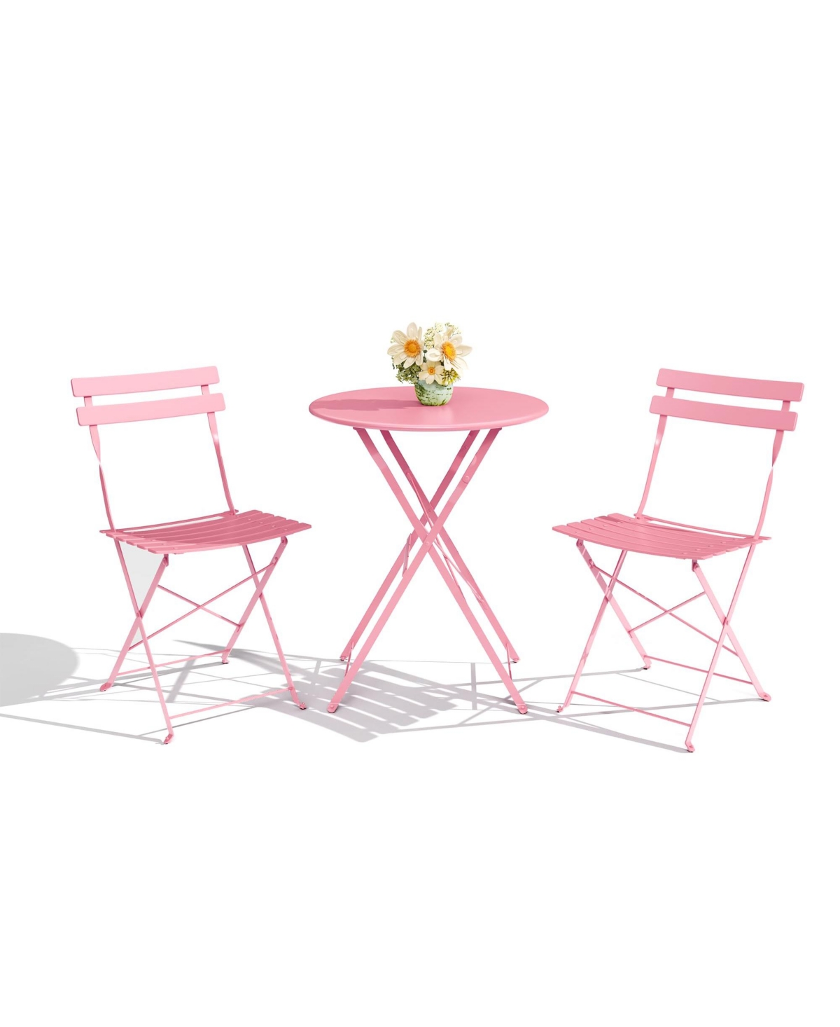 Click here for homfan Folding Bistro Set  Outdoor Patio Table and... prices