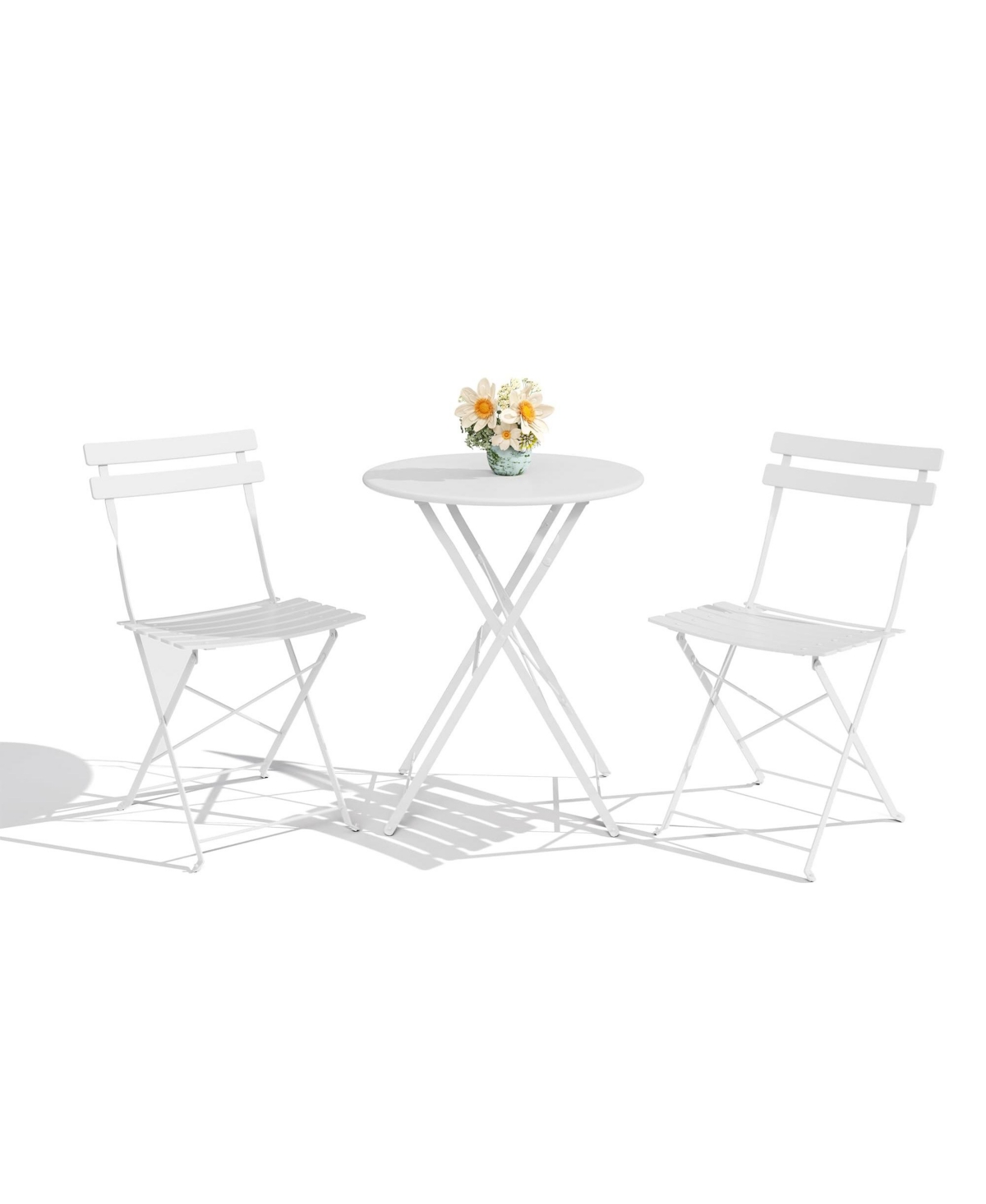 Click here for homfan Folding Bistro Set  Outdoor Patio Table and... prices