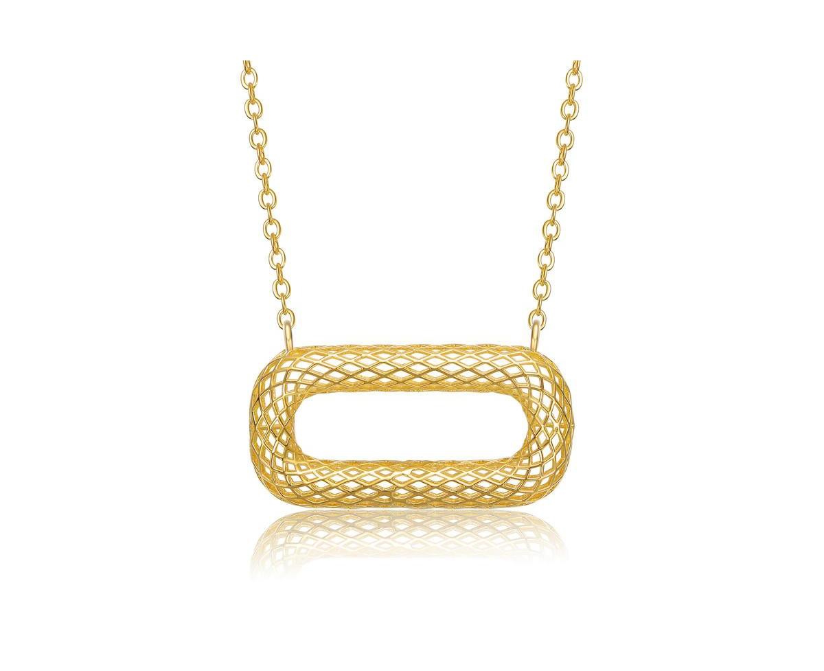 Click here for Rachel Glauber Unique 14K Gold Plated Woven Mesh R... prices