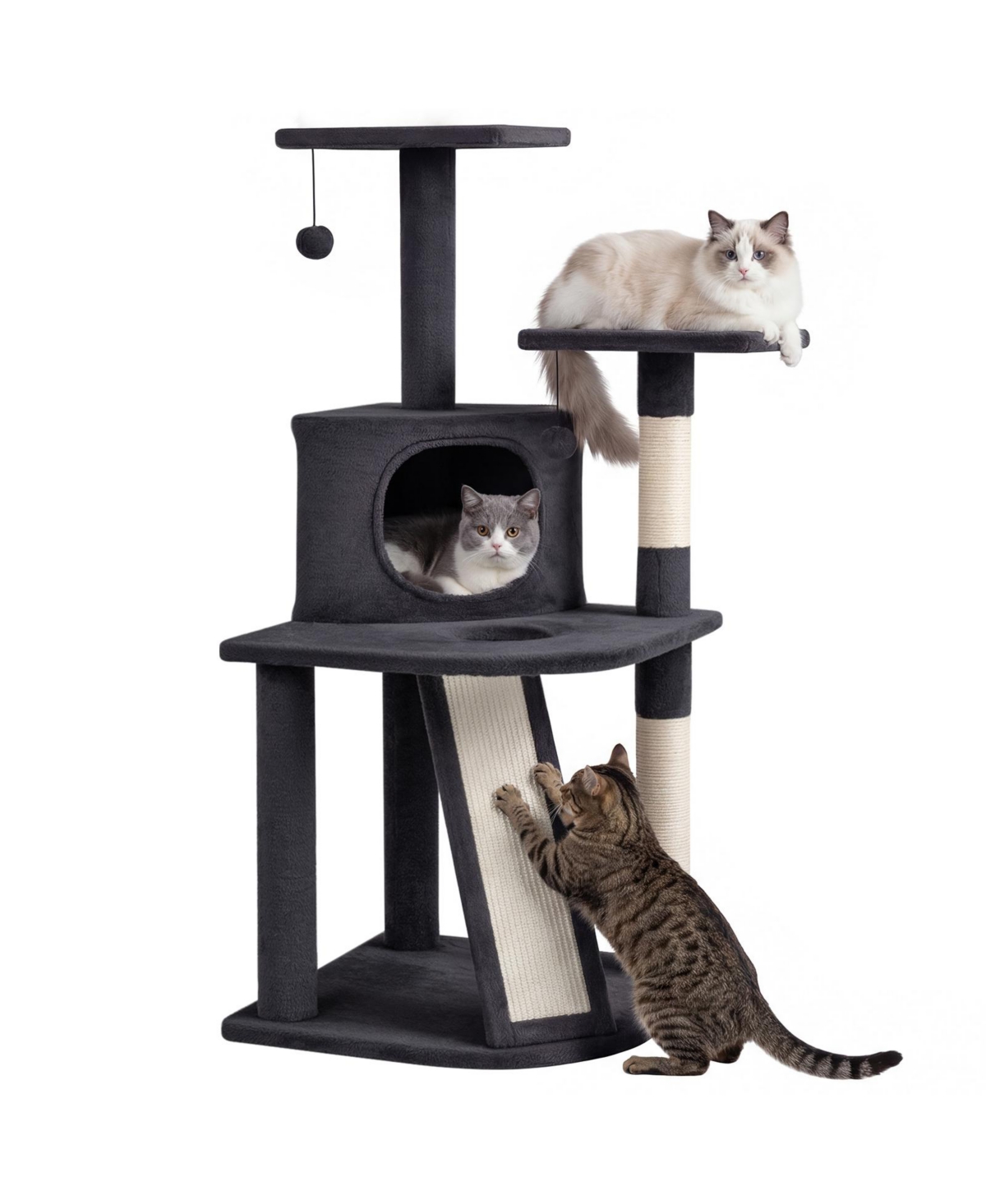Click here for Gymax Cat Tree Multi-Level Cat Tower With Top Perc... prices