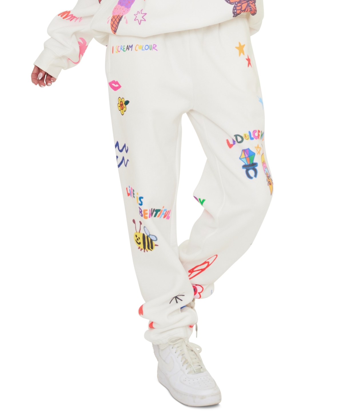 Click here for Mayfair Juniors Somebody Loves You Pull-On Jogger... prices