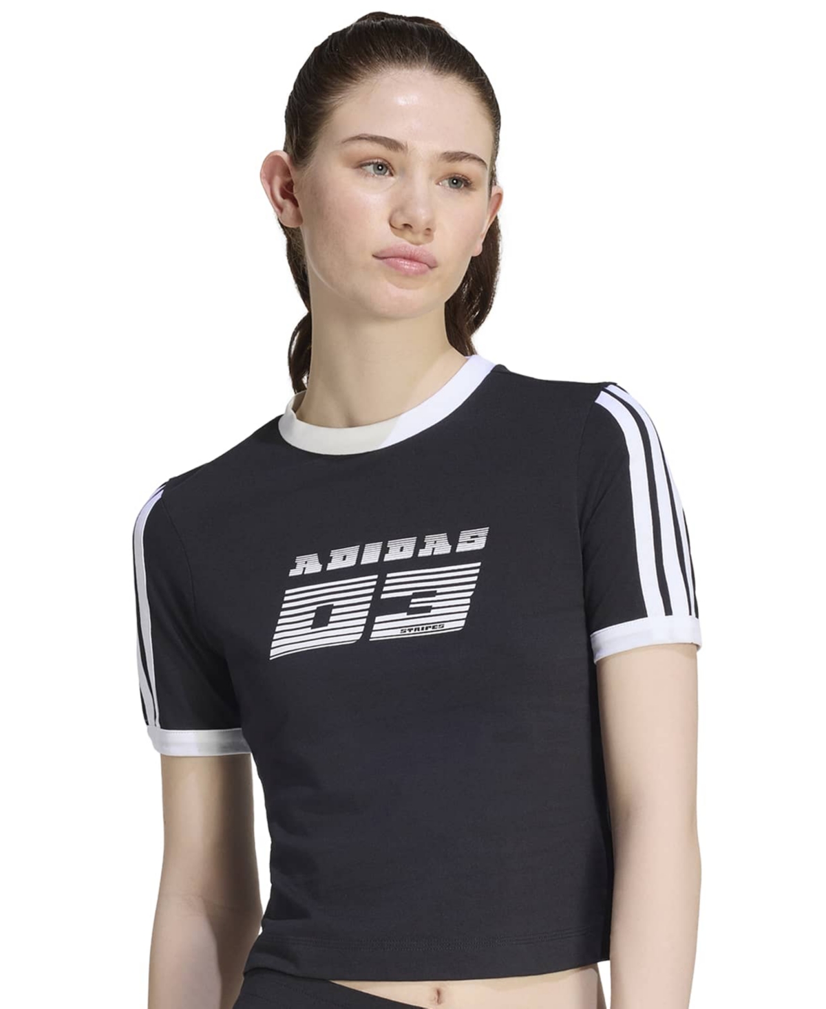 Click here for adidas Womens Seasonal Essentials Racing T-Shirt -... prices