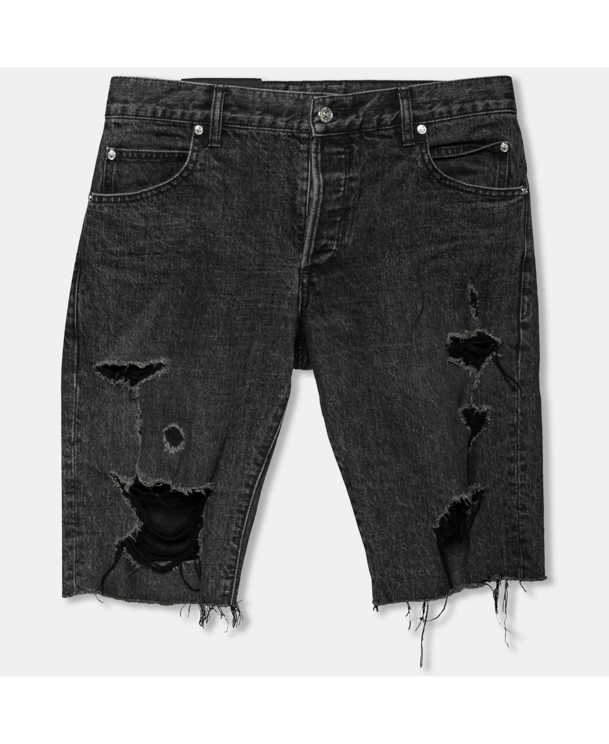 Click here for Pre-Owned Balmain Mens Distressed Denim Shorts prices