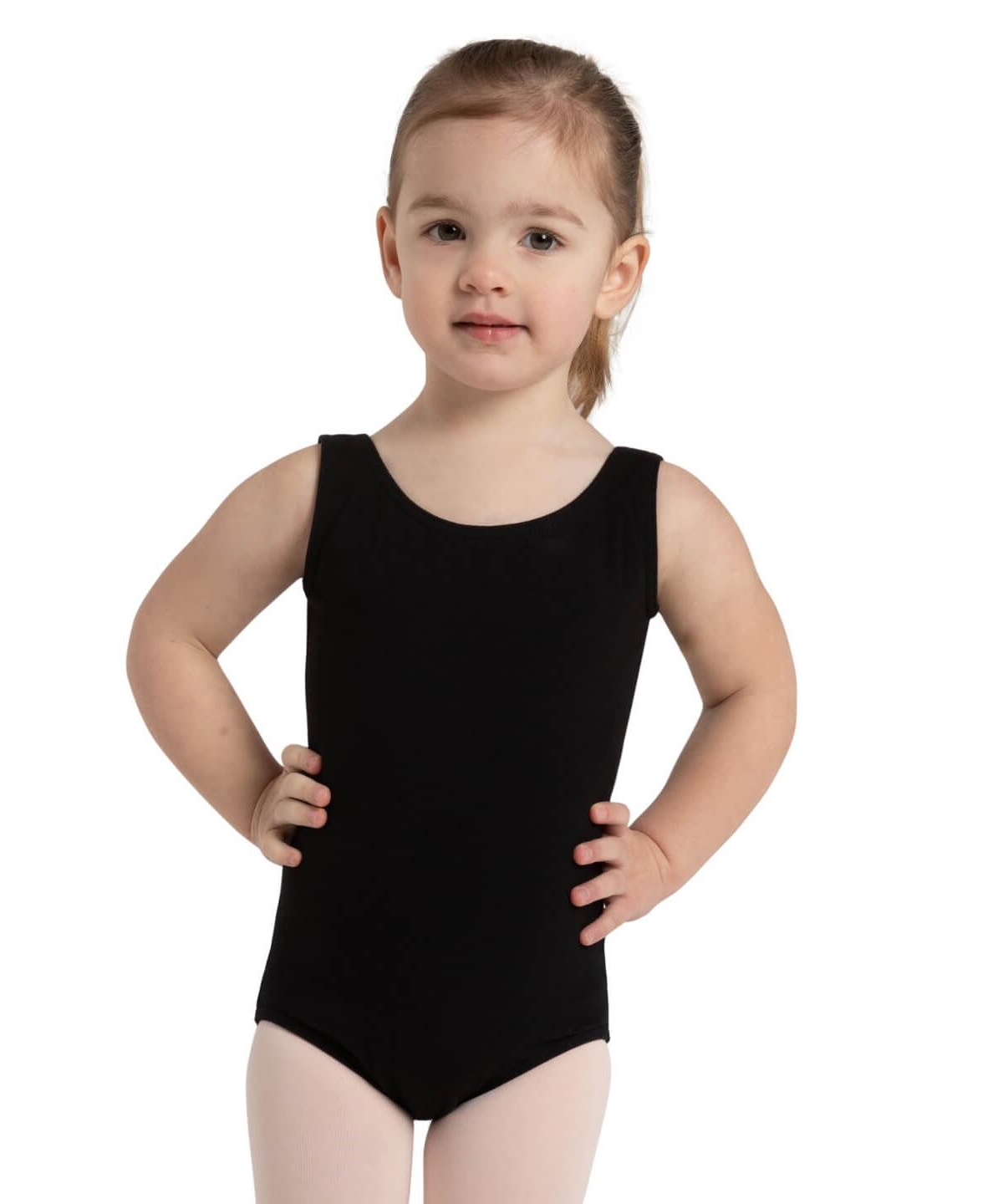 Click here for Capezio Girls High-Neck Tank Leotard - Black prices
