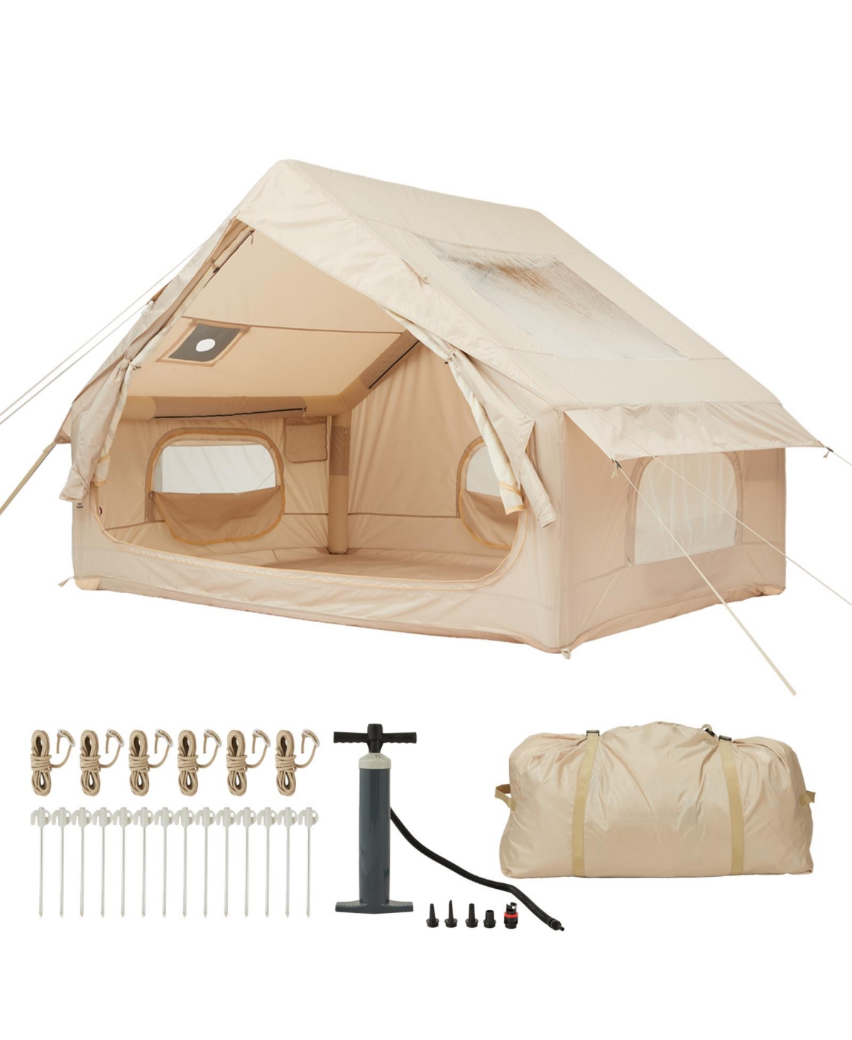 Click here for gaomon Large 6-square-meter inflatable camping ten... prices