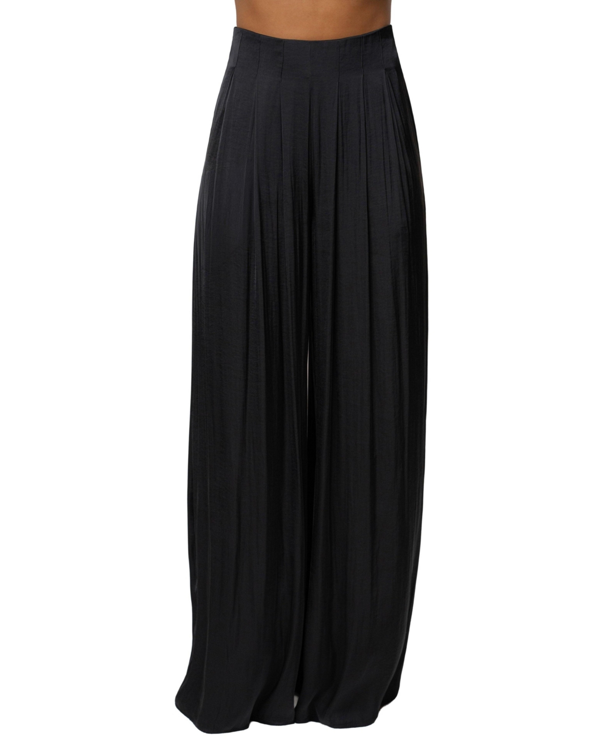 Click here for Jluxlabel Womens Clara Wide Leg Pleated Trousers -... prices