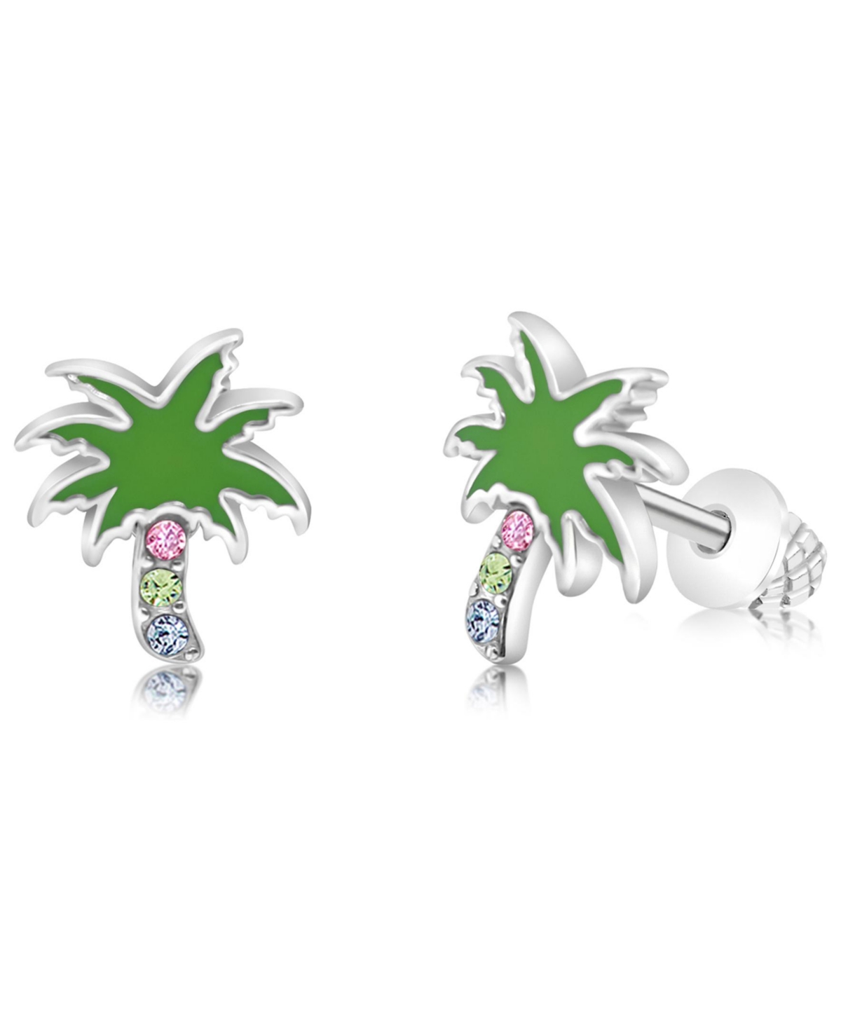 Click here for Chanteur Kids Palm Hypoallergenic Earrings for Gir... prices