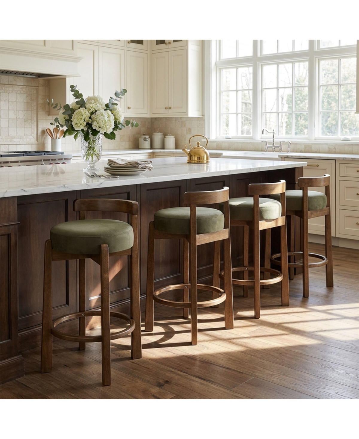 Click here for Maison Boucle Modern Counter-Height Bar Stools Set... prices