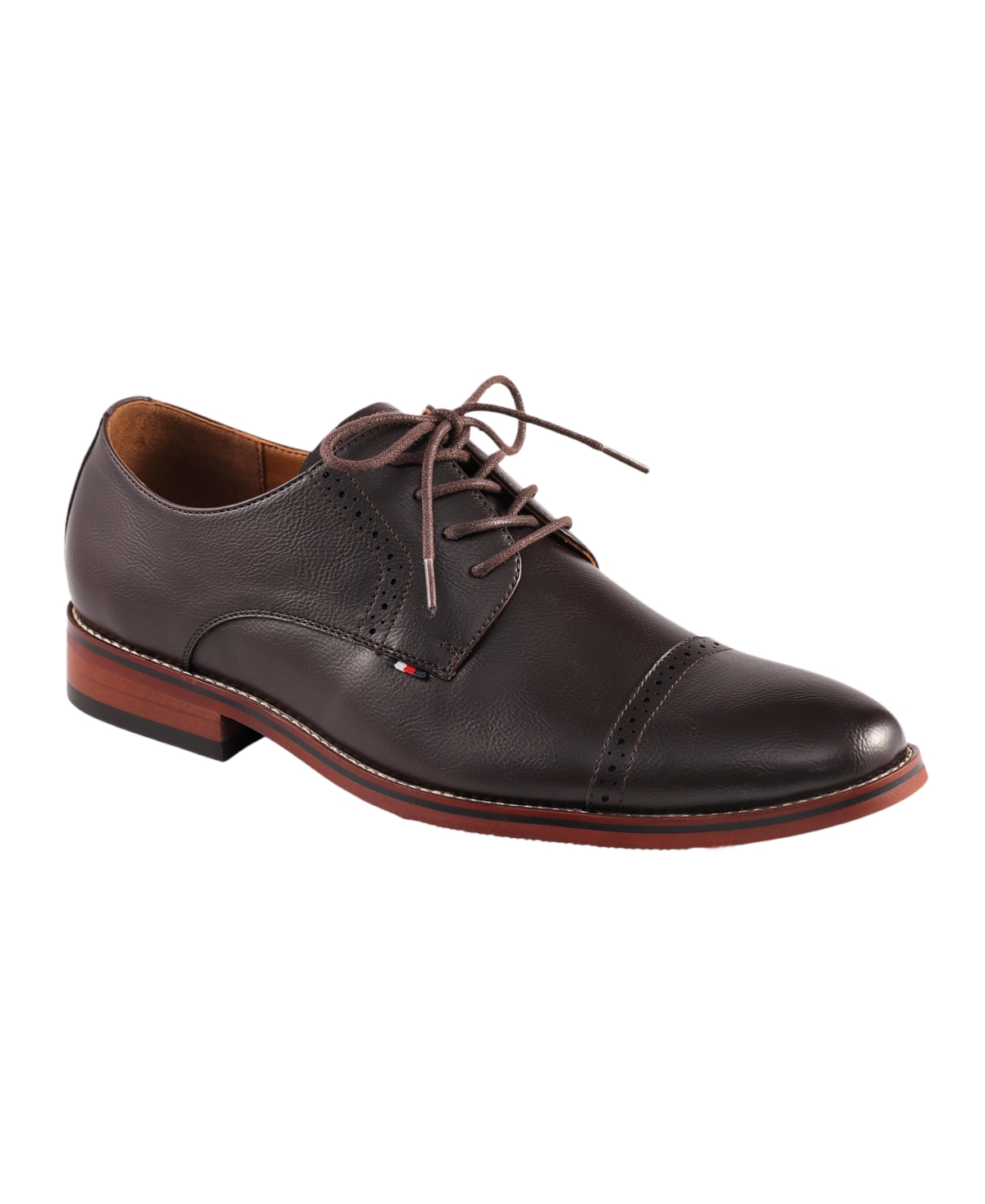 Click here for Tommy Hilfiger Mens Signature Flag Accent Derby Sh... prices