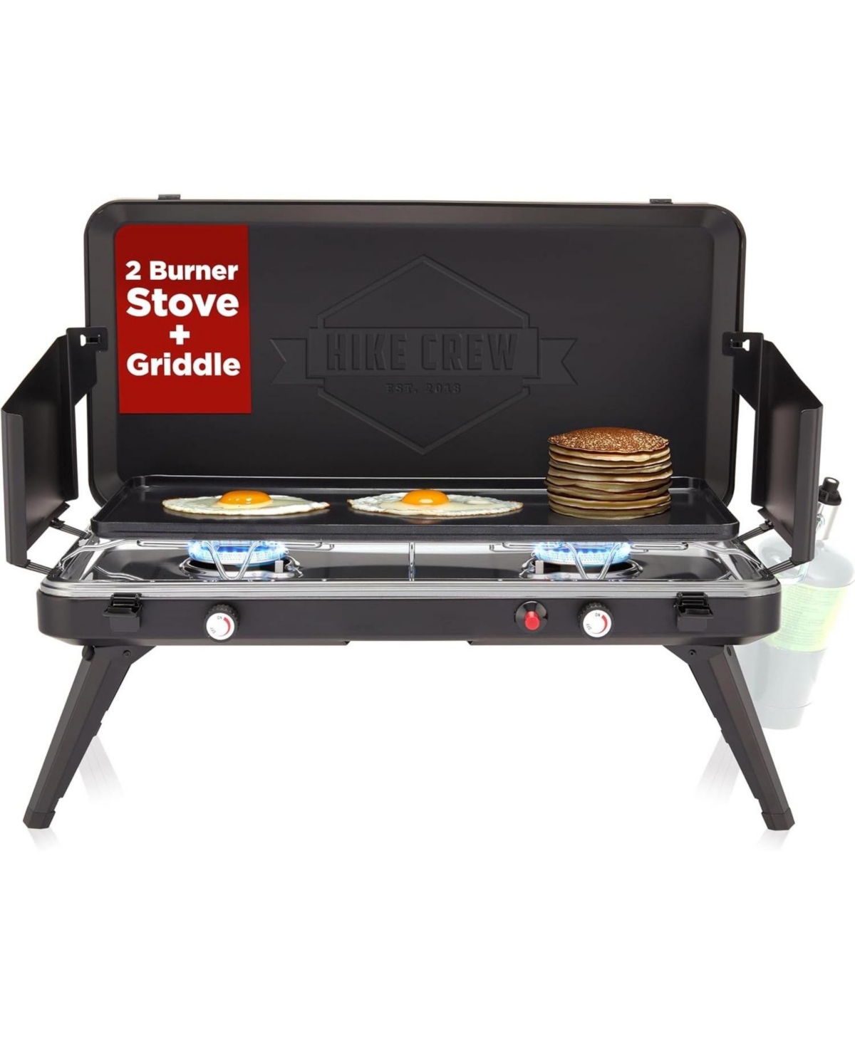 Click here for Hike Crew 2-Burner Gas Camping Stove and Griddle -... prices