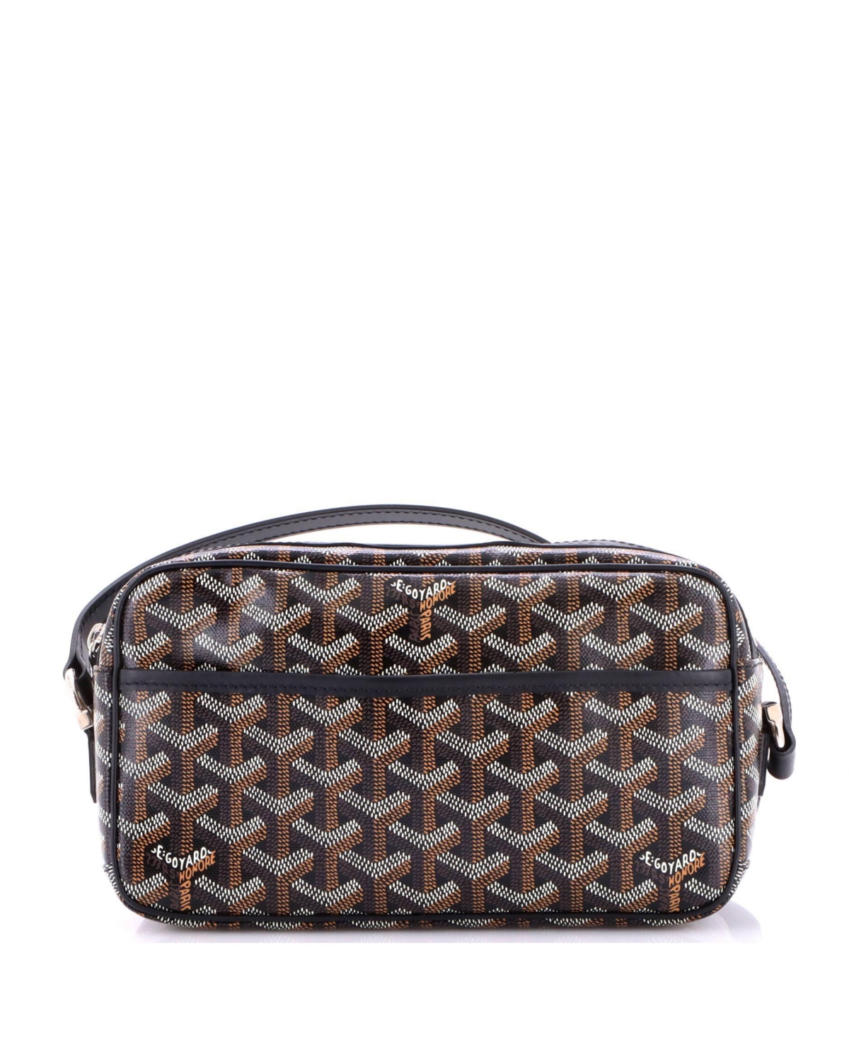 Click here for Pre-Owned Goyard Cap Vert Bag Coated Canvas - Blac... prices
