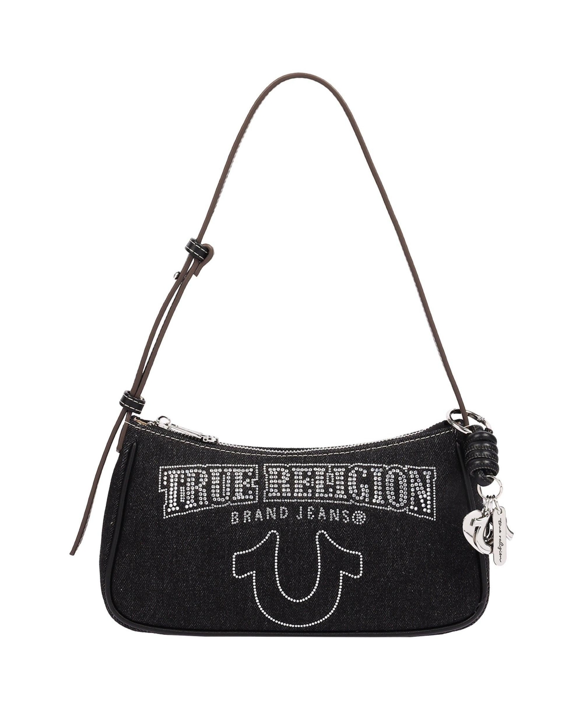 Click here for True Religion Womens Bling Logo Denim Shoulder Bag... prices