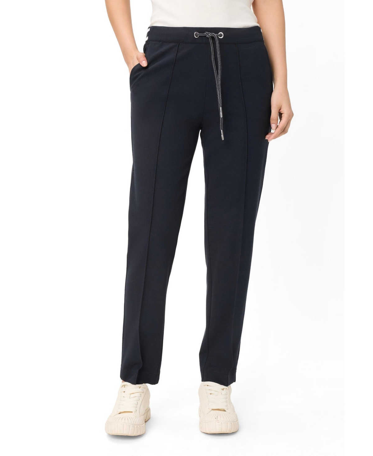 Click here for Olsen Womens Punto di Roma Pull-On Knit Pant - Dar... prices