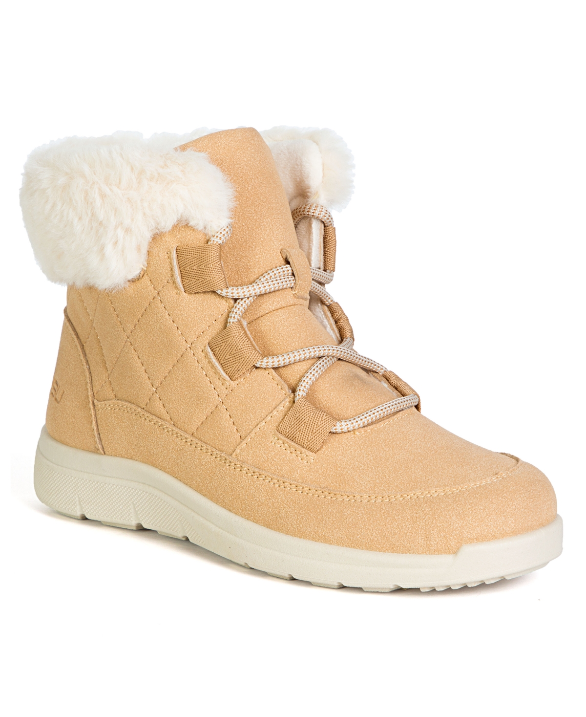 Click here for Jbu Womens Noelle Casual Lace-Up Boots - Tan prices
