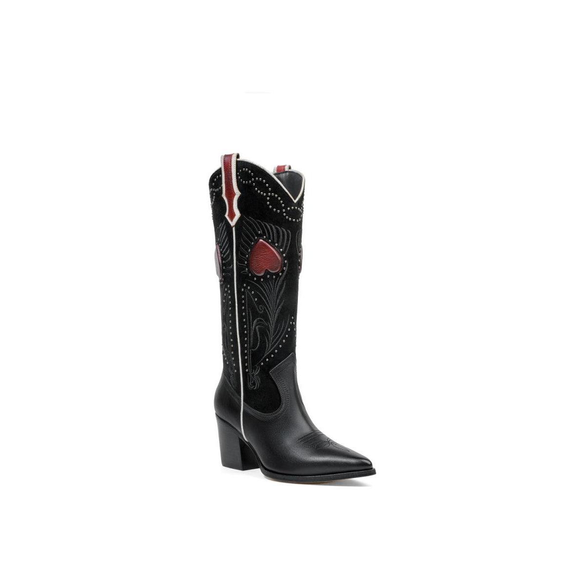 Click here for Dante Womens Leather Boots Fiore - Black prices