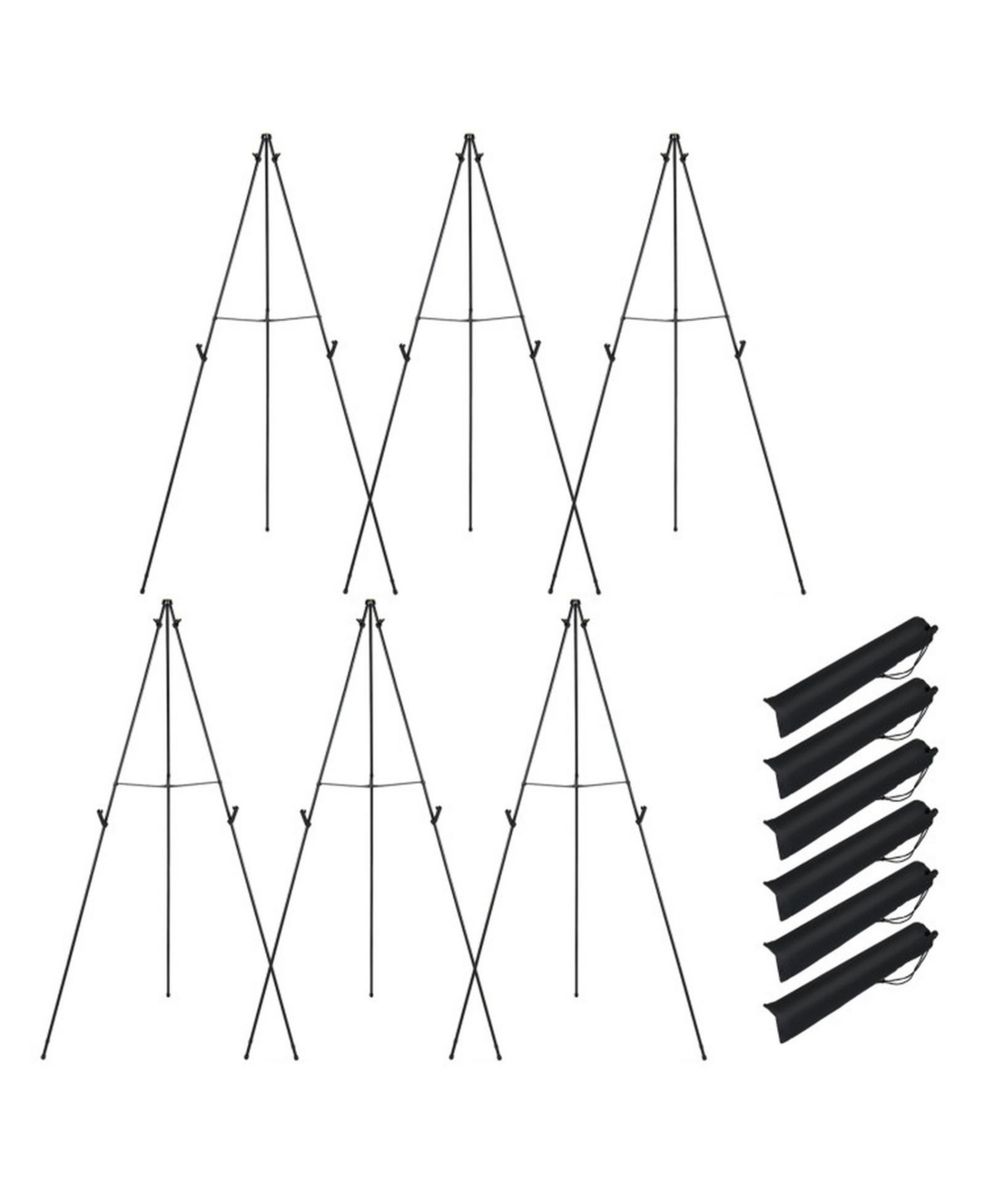Click here for Hongge Set of 6 Metal Tripod Display Easel Stands... prices