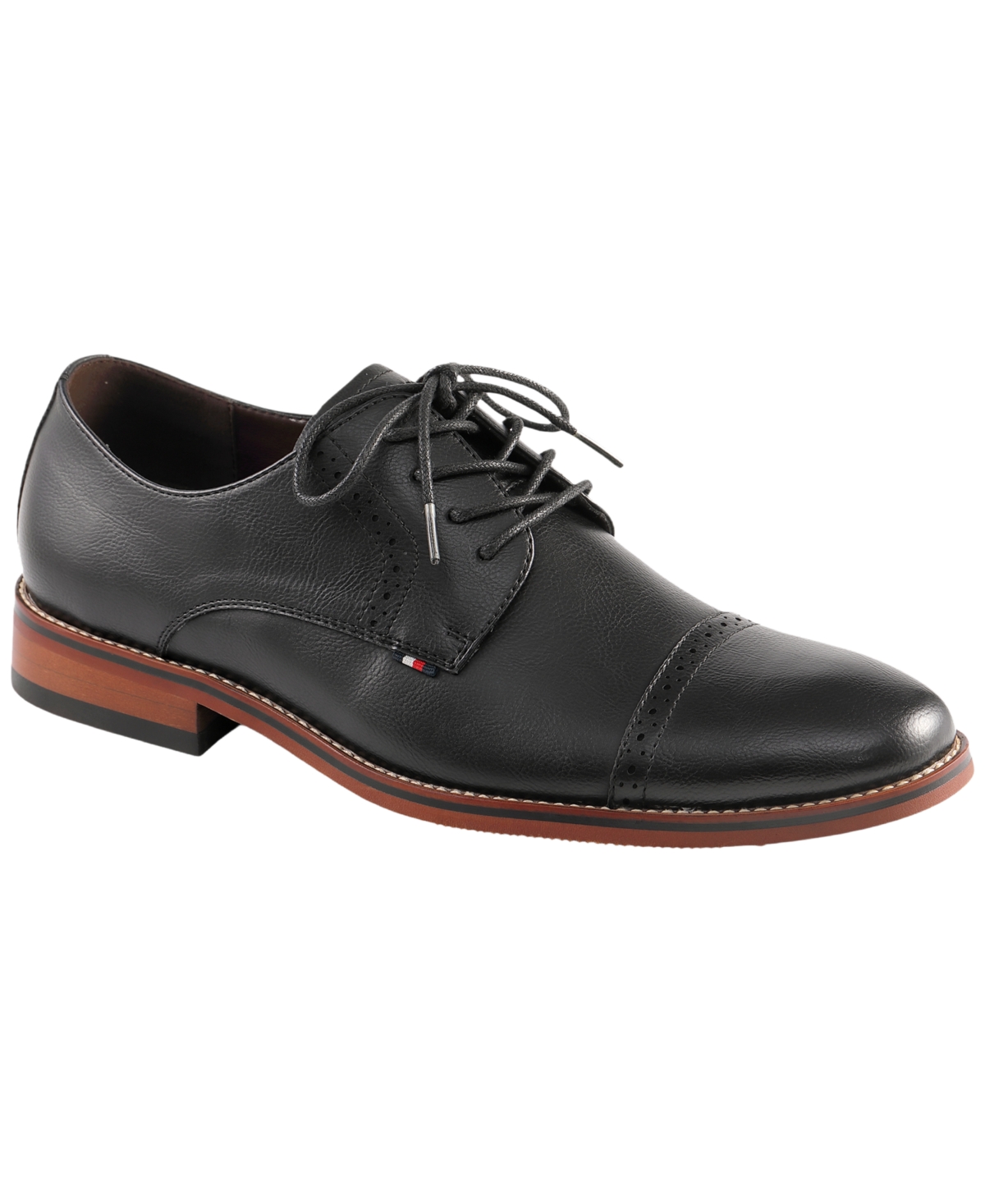 Click here for Tommy Hilfiger Mens Signature Flag Accent Derby Sh... prices