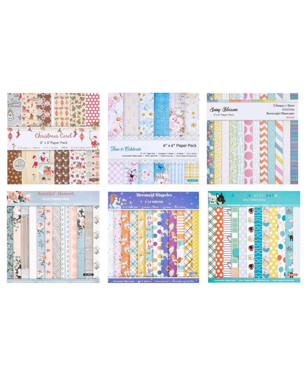 Click here for Sevorley Patterned Scrapbook Paper  72 Sheets  6 x... prices