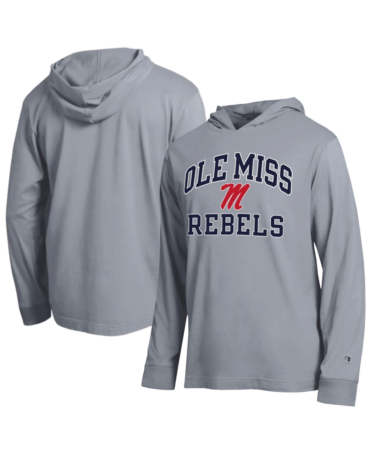 Click here for Champion Mens Heather Gray Ole Miss Rebels High Mo... prices