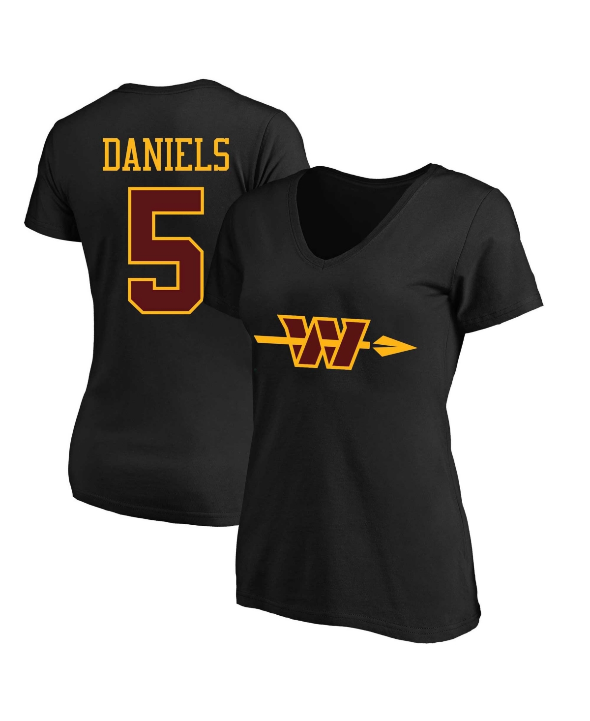 Click here for Fanatics Womens Jayden Daniels Black Washington Co... prices