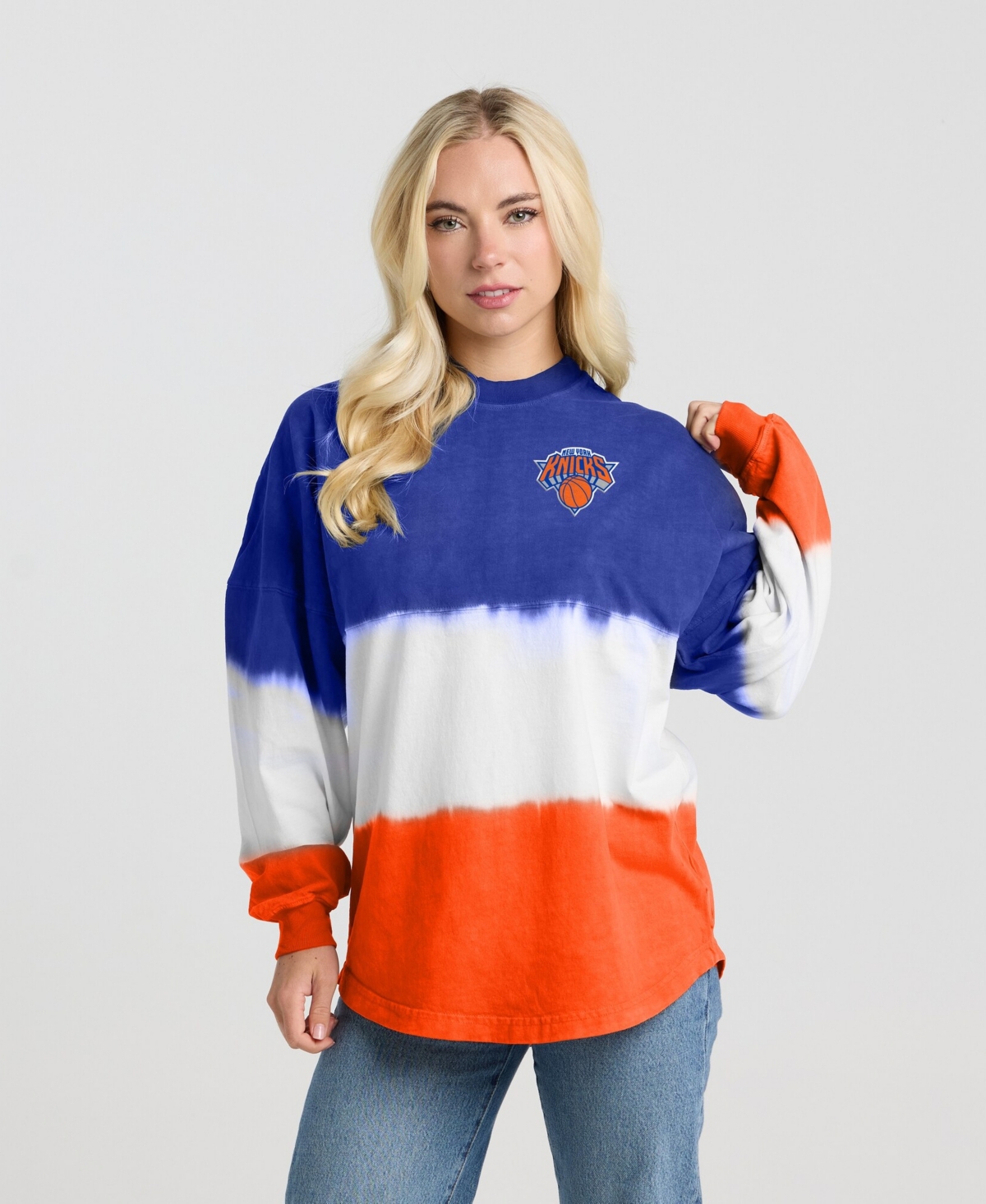 Click here for Fanatics Womens Blue/Orange New York Knicks 2026 N... prices