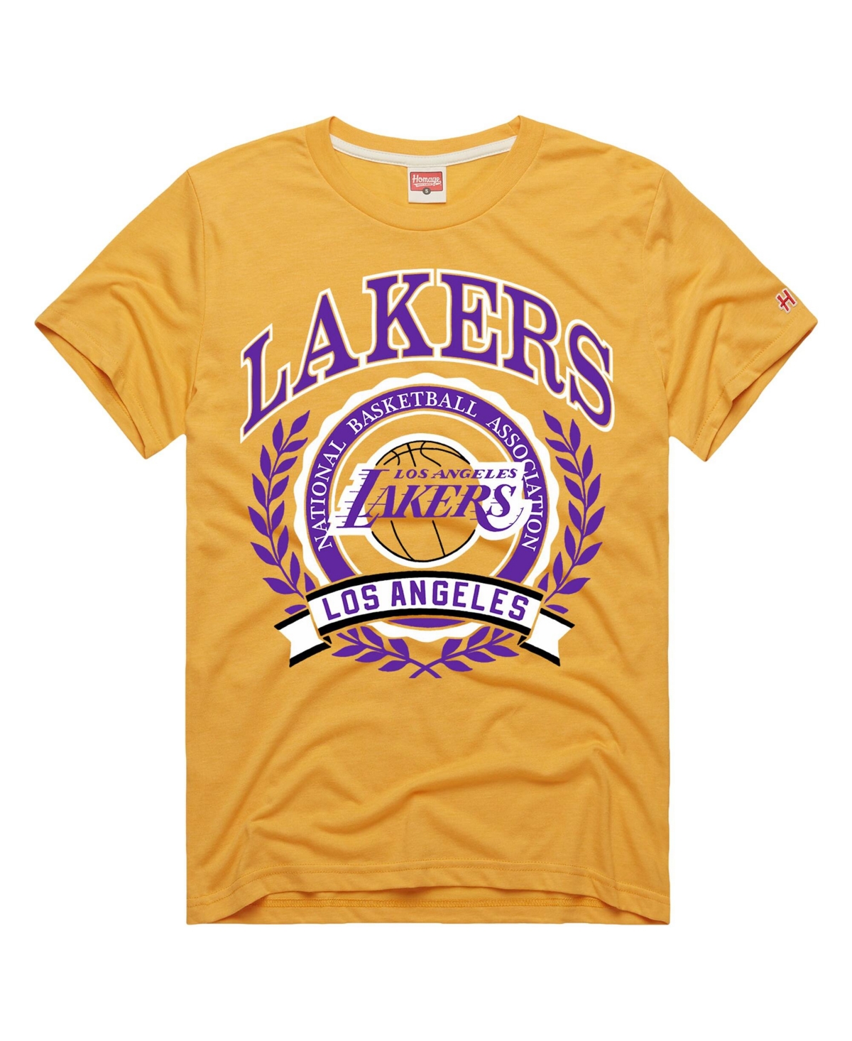 Click here for Homage Mens and Womens Gold Los Angeles Lakers Cre... prices