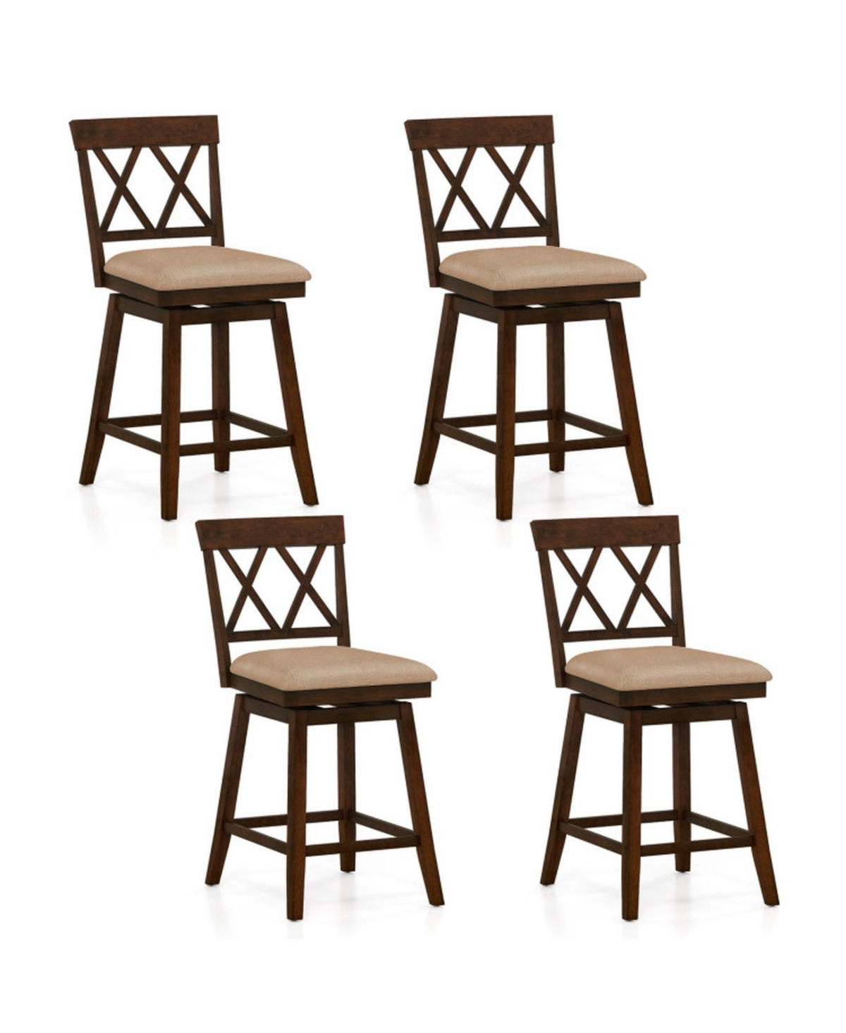 Click here for Sugift 24-Inch Counter Height Bar Stools Set of 4... prices