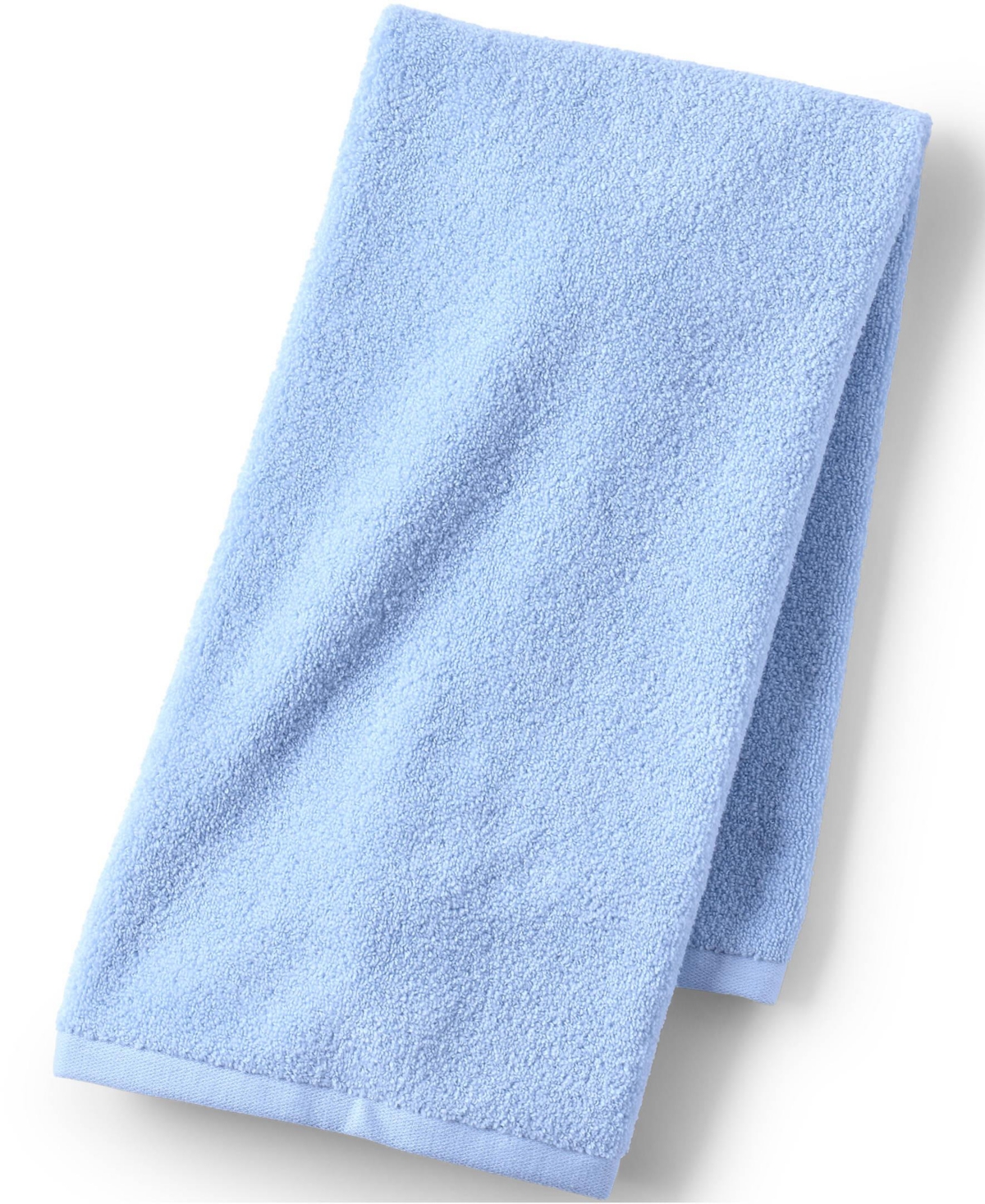 Click here for Lands End Quick-Dry Cotton Hand Towel - Clear blue... prices