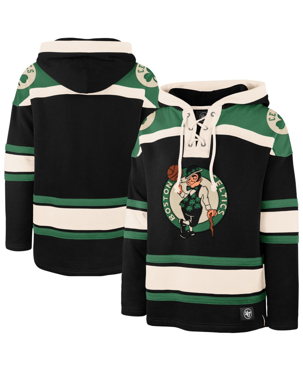Click here for 47 Brand Mens Black Boston Celtics Logo Superior L... prices