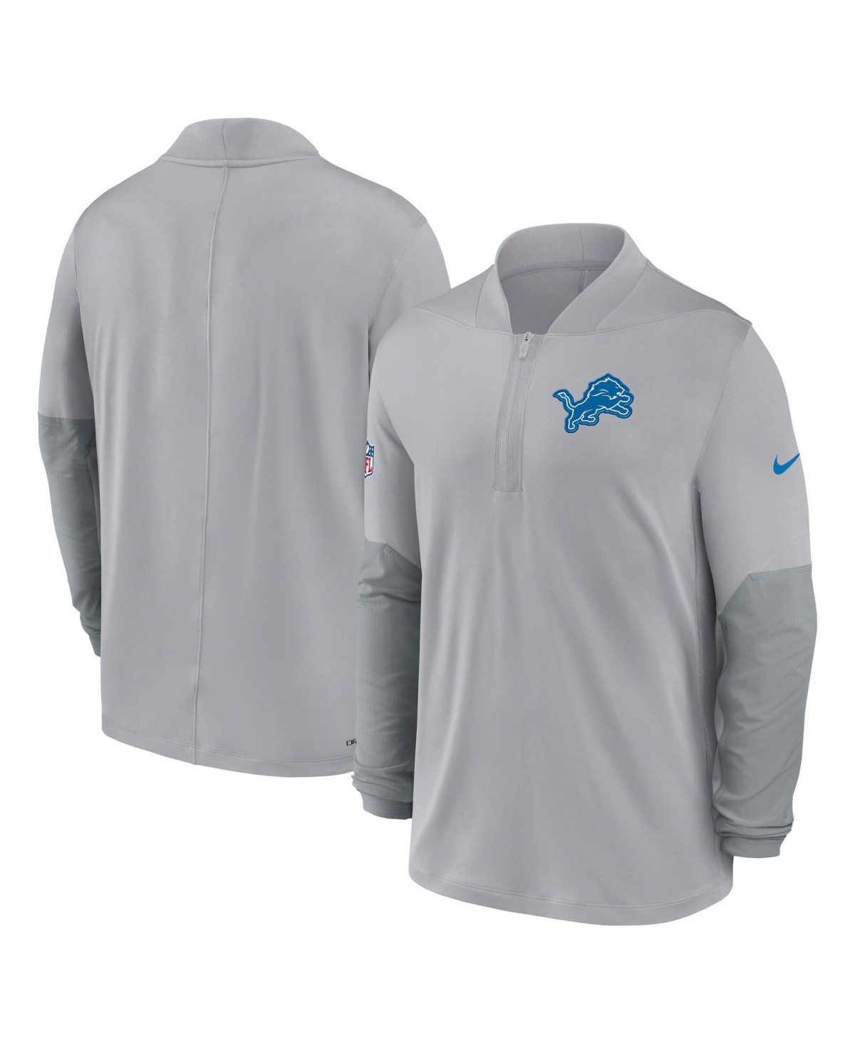 Click here for Nike Mens Gray Detroit Lions Sideline Dri-fit Half... prices