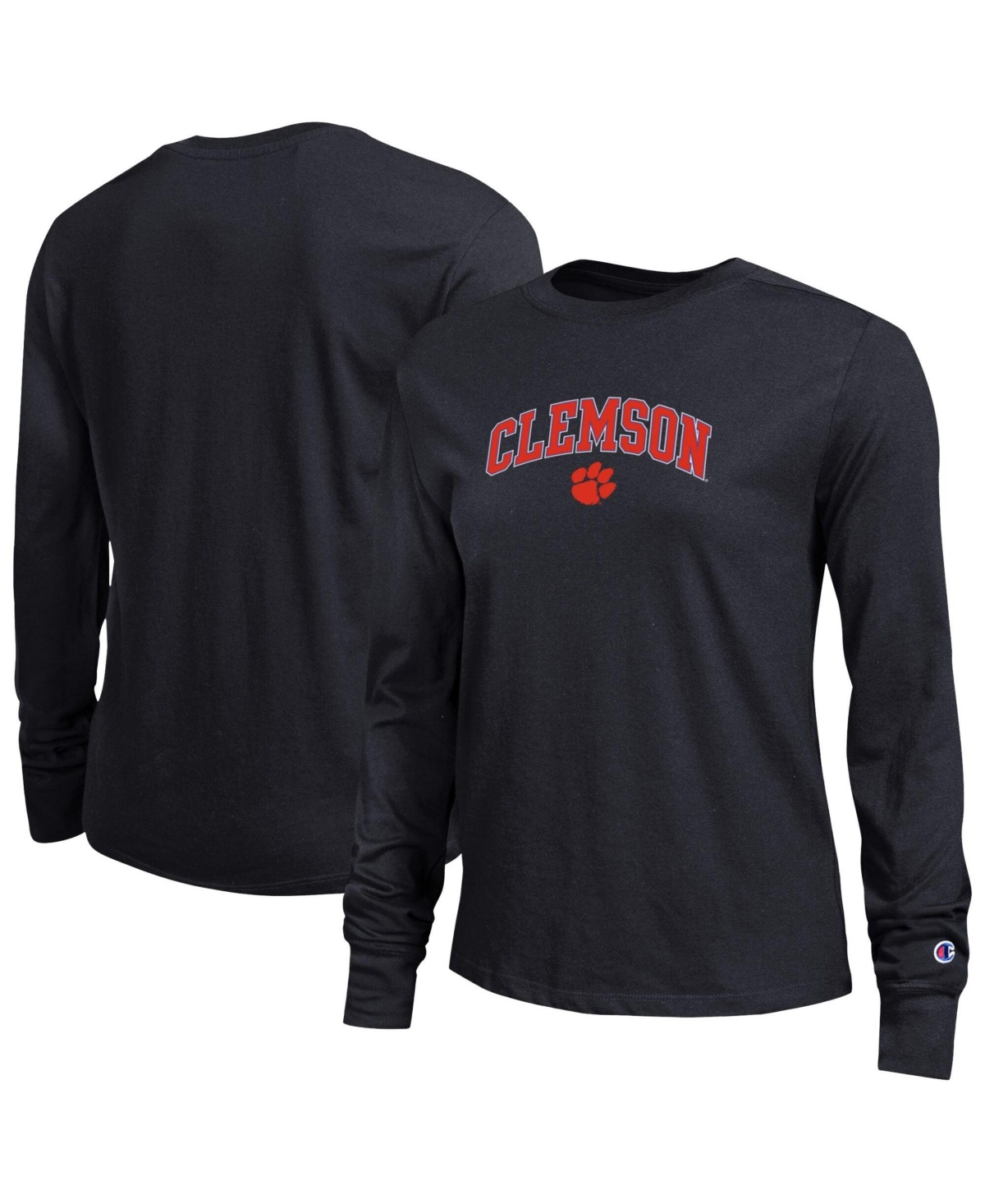 Click here for Champion Womens Black Clemson Tigers Arch Over Log... prices