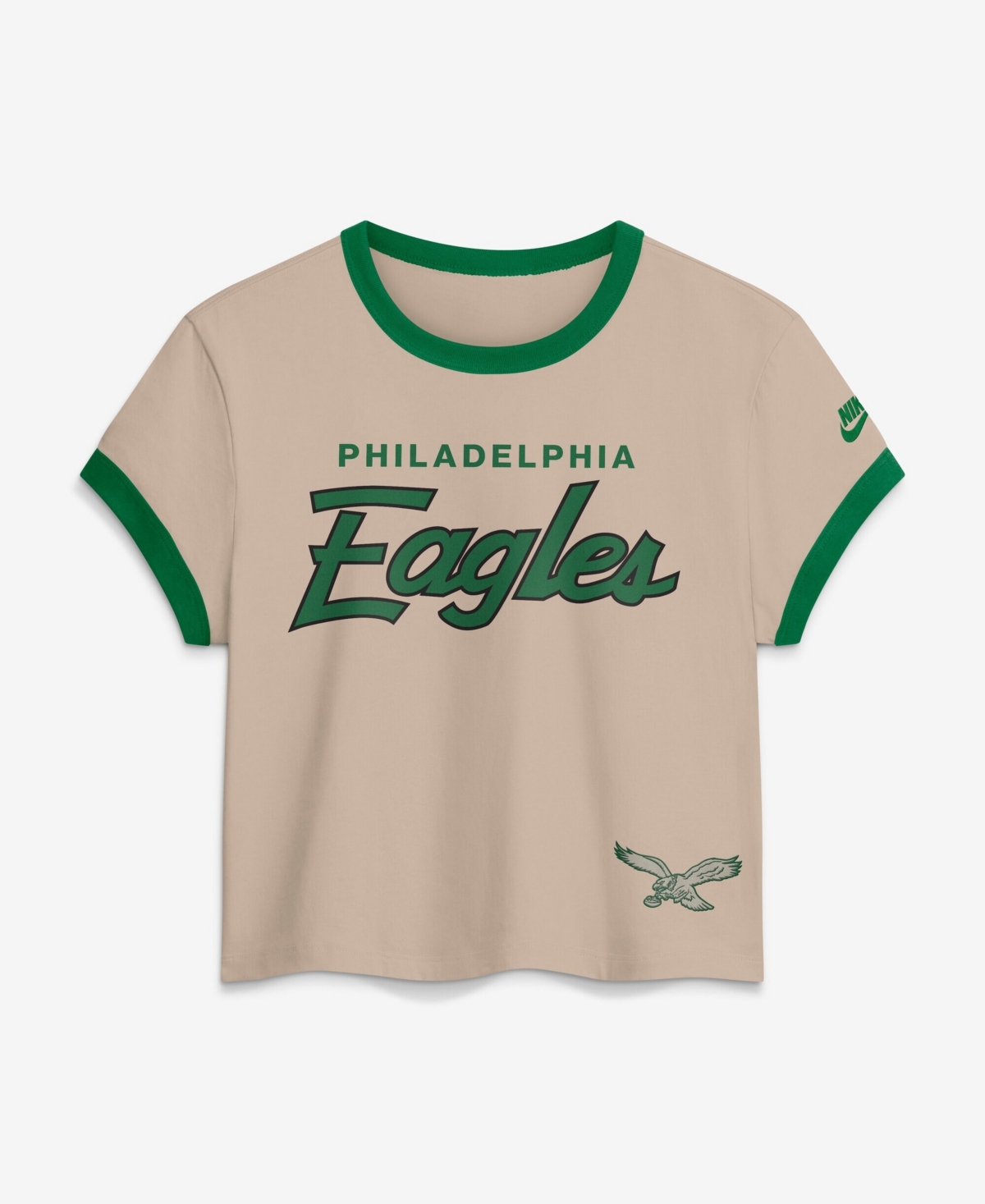 Click here for Nike Womens Cream Philadelphia Eagles Rewind Ringe... prices
