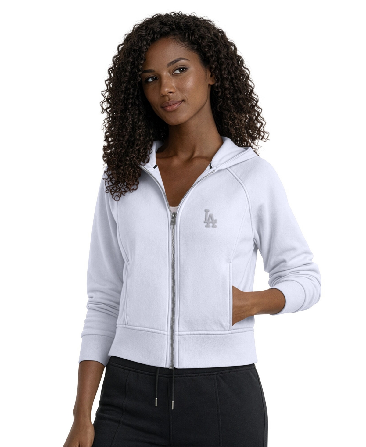 Click here for Starter Womens Pastel Blue Los Angeles Dodgers Cro... prices