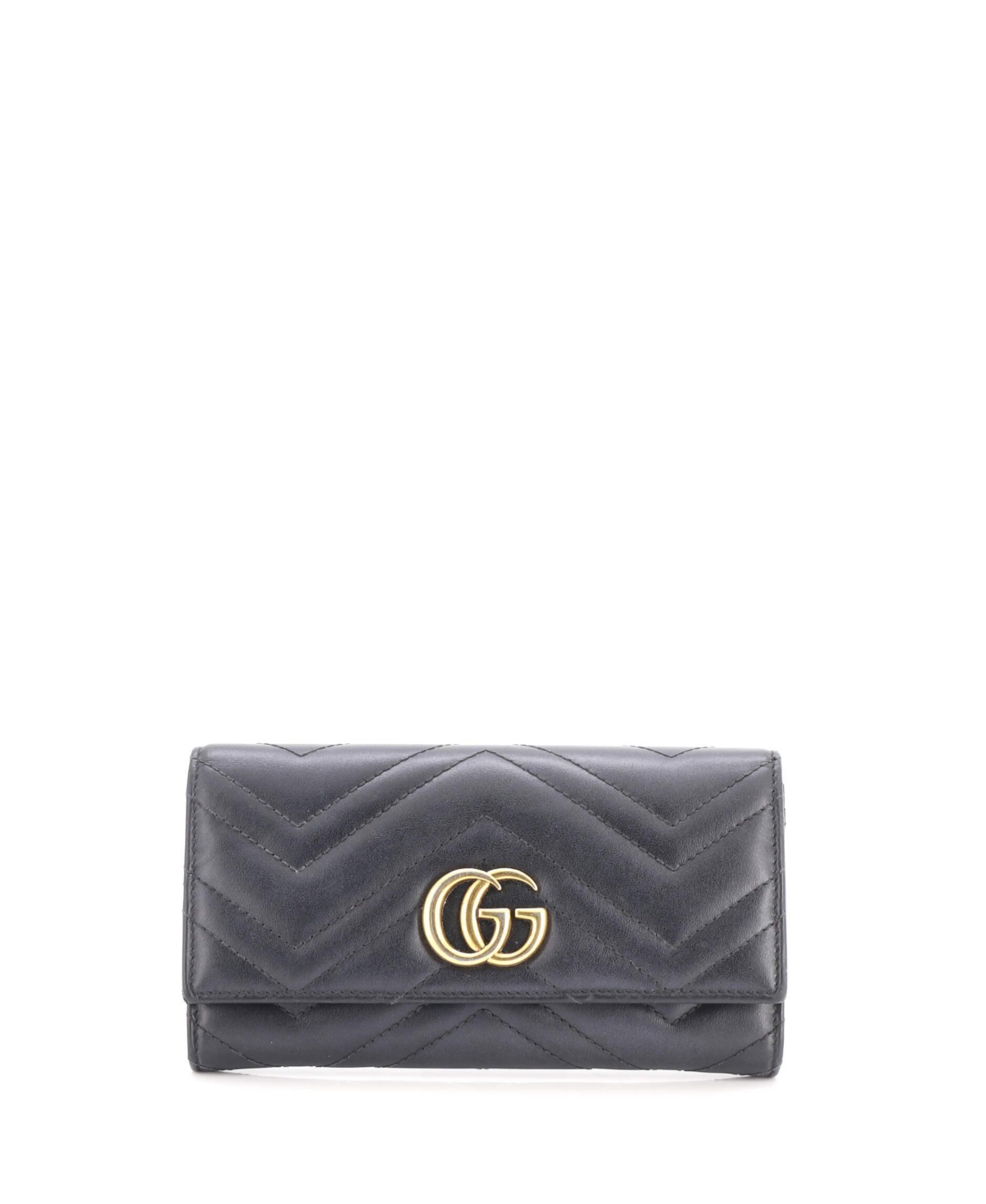 Click here for Pre-Owned Gucci Gg Marmont Continental Wallet Mate... prices