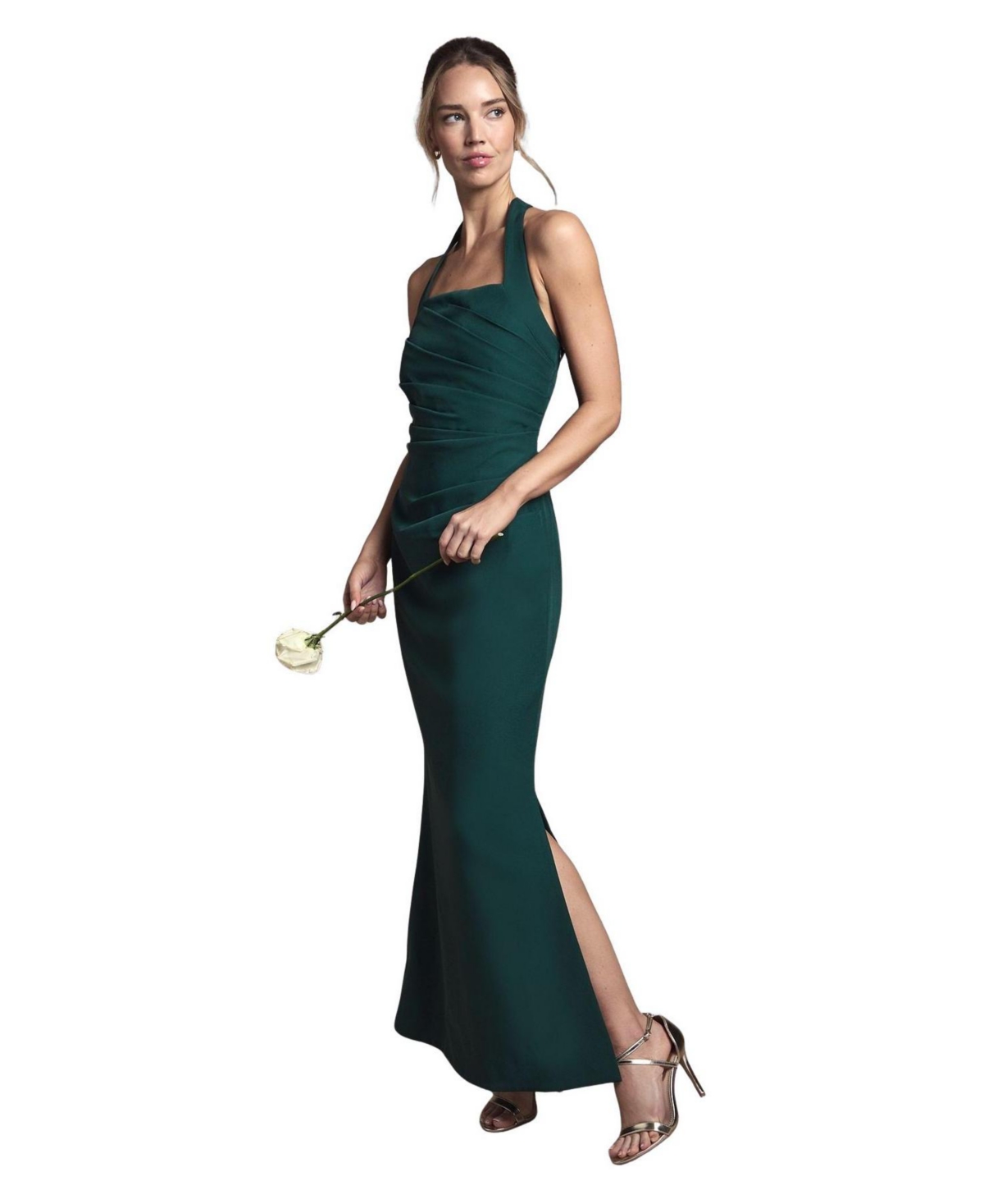 Click here for Coast Womens Halter Neck Maxi Dress - Emerald prices