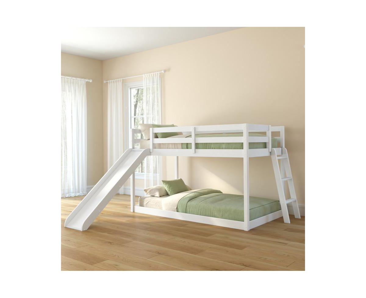 Click here for Grain & Grove Bear Plywood Twin/Twin Low Bunk With... prices
