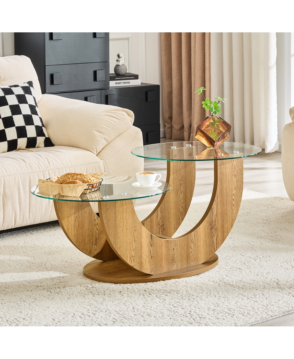 Click here for Streamdale Furniture Creative U-Shaped Double-Tier... prices