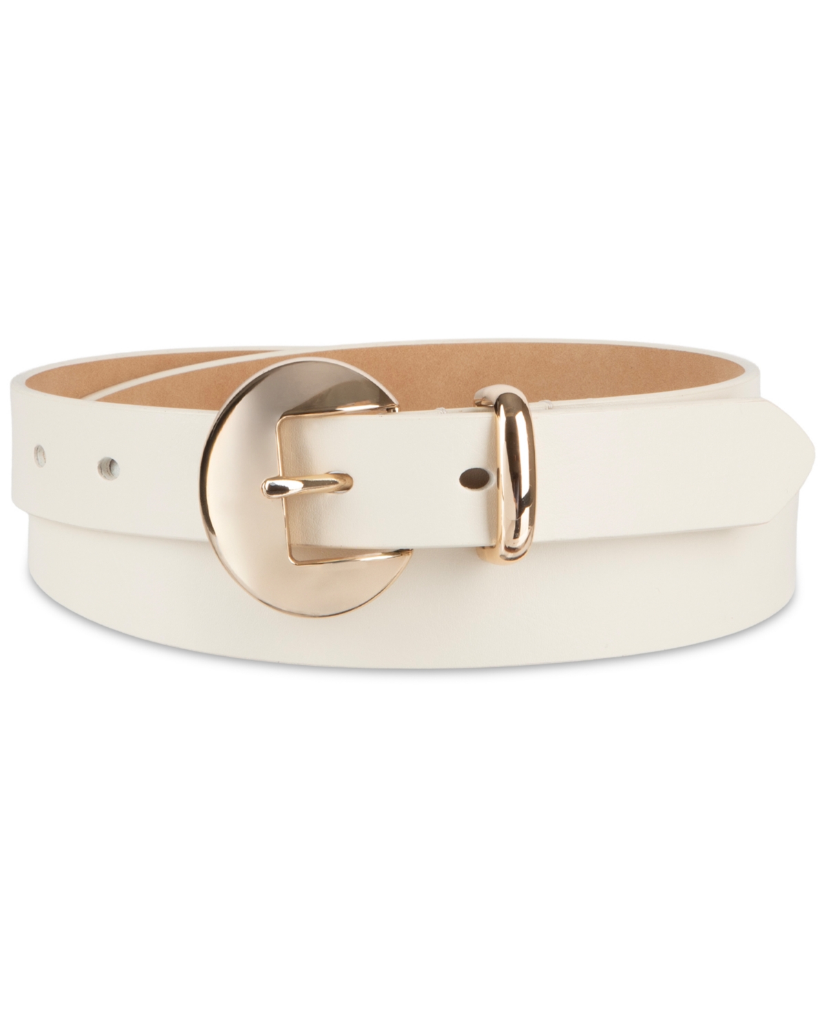 Click here for Calvin Klein Orb Buckle and Metal Keeper Leather B... prices
