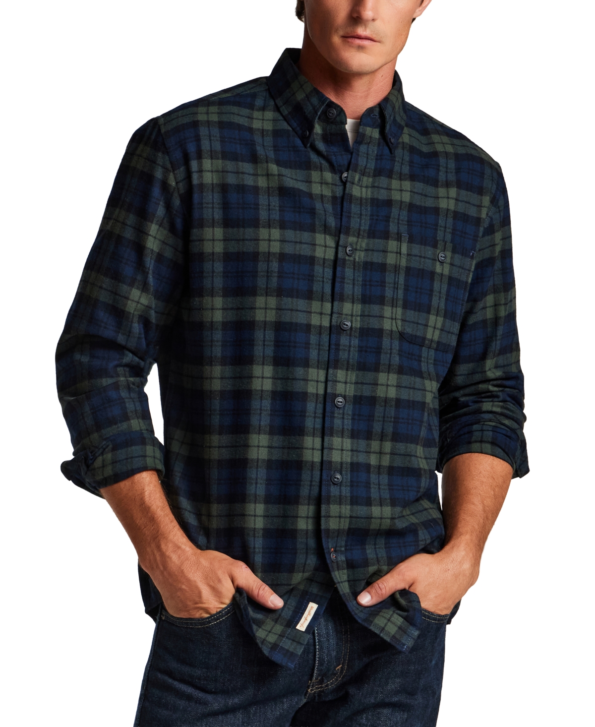 Click here for Weatherproof Vintage Mens Plaid Flannel Shirt - De... prices