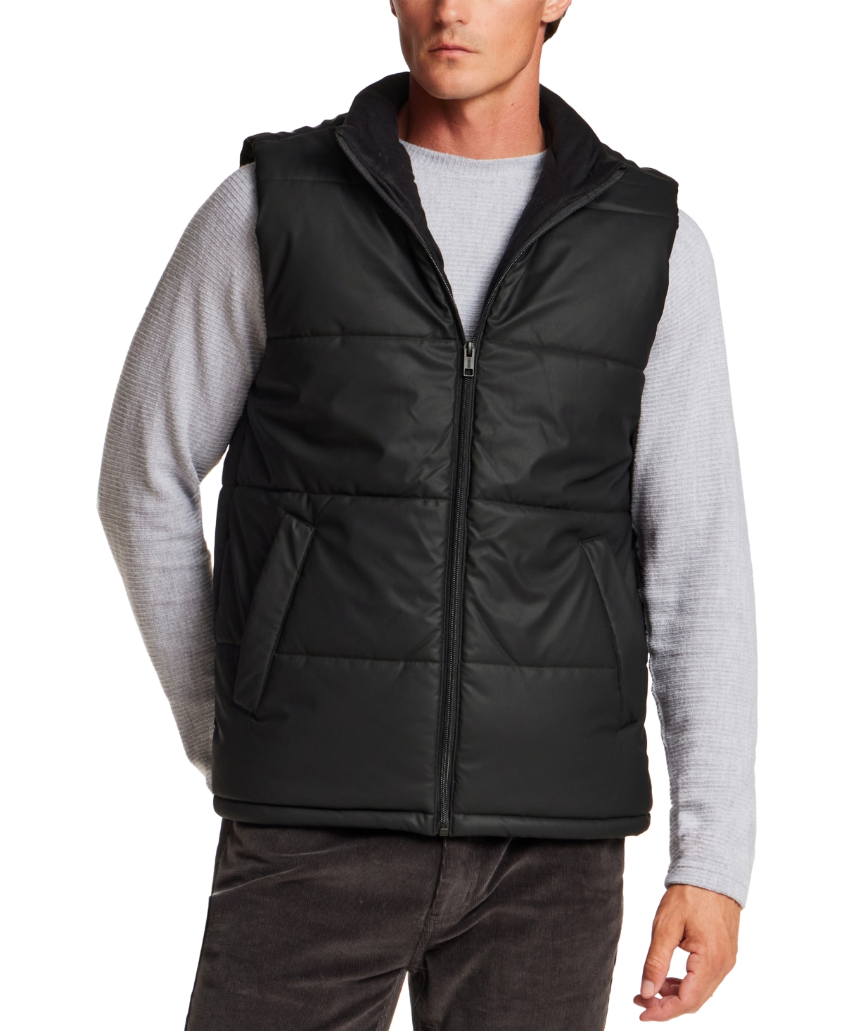 Click here for Weatherproof Vintage Mens Matte Zip Front Puffer V... prices