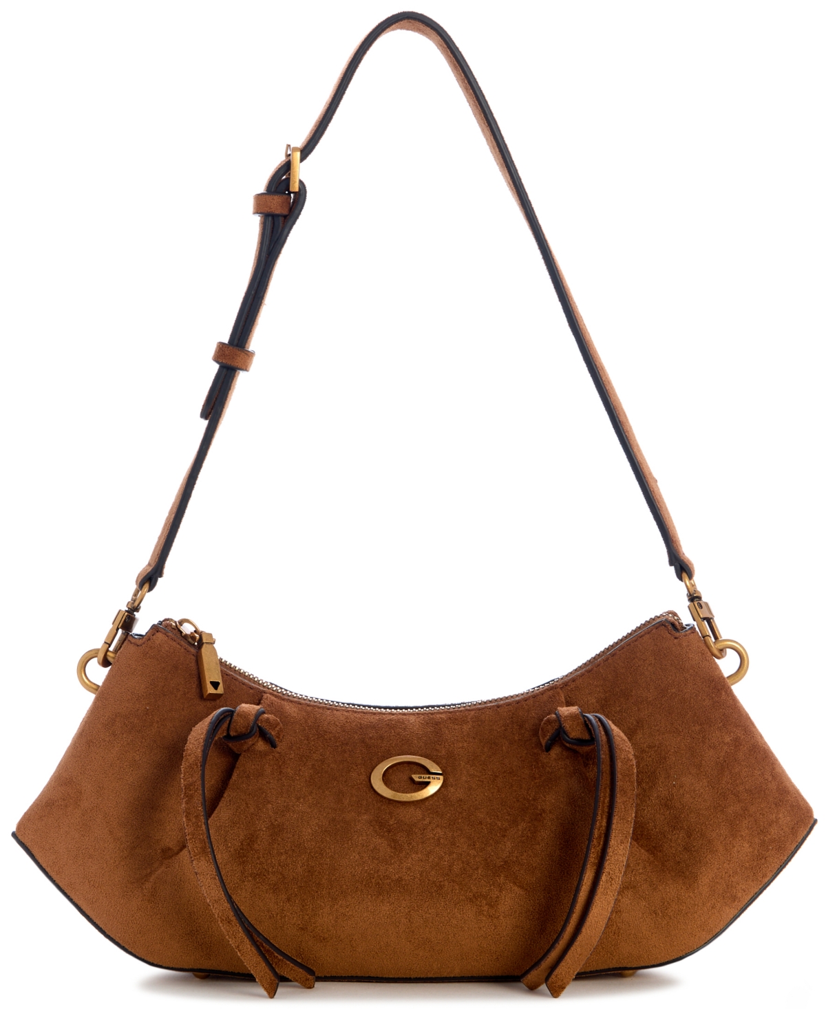 Click here for Guess Allegra Large Shoulder Handbag - Cognac prices