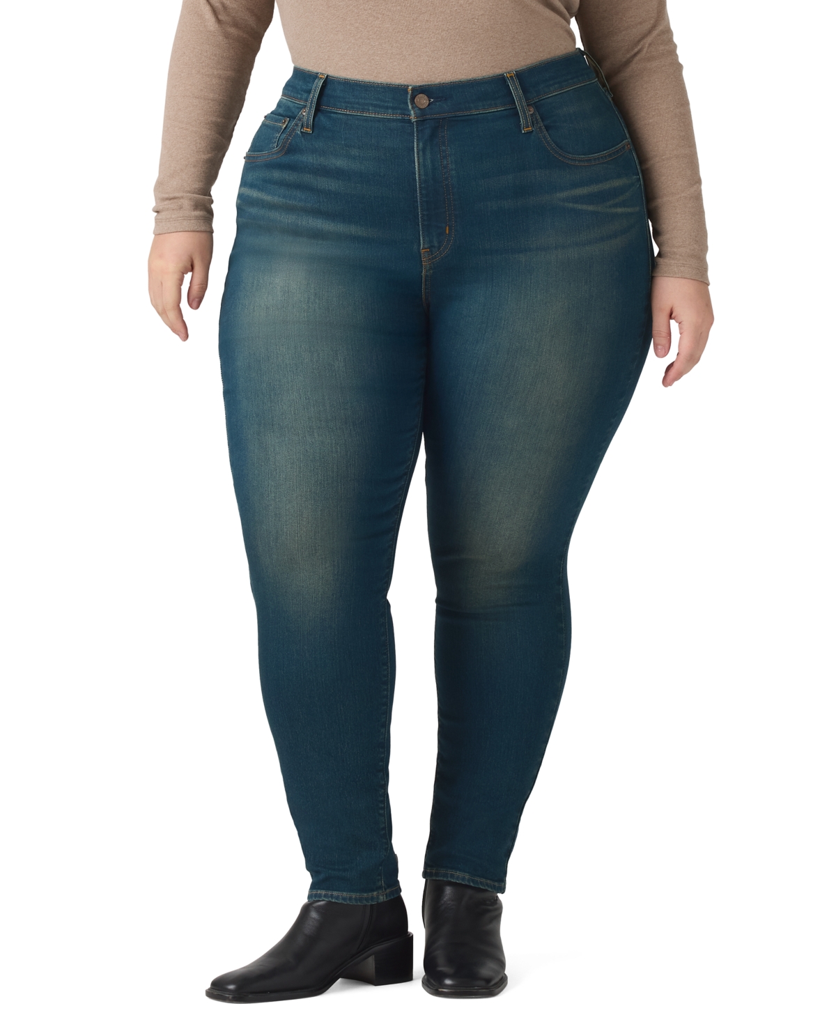 Click here for Levis Plus Size 721 High-Rise Skinny Jeans - Tint... prices