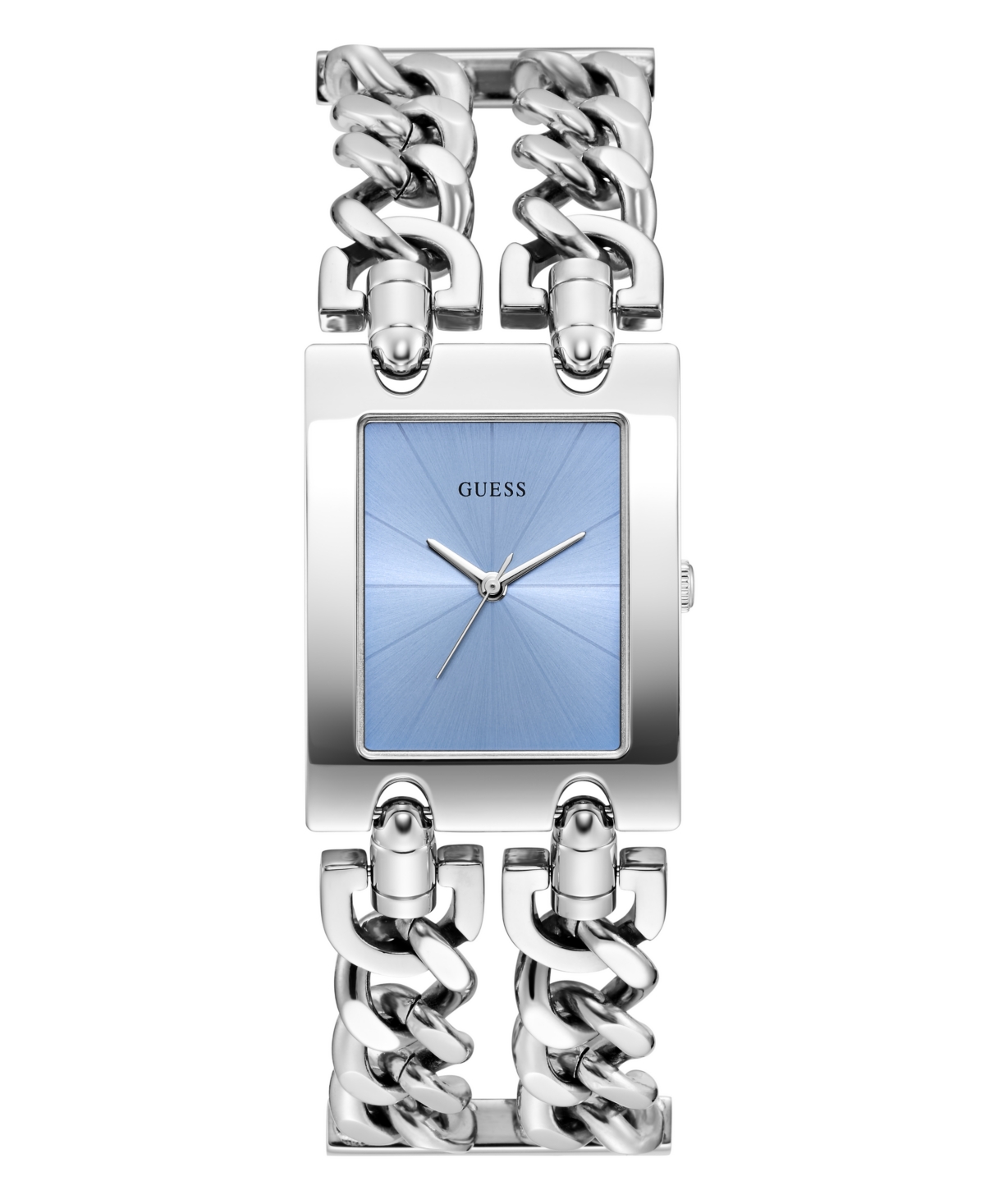 Click here for Guess Womens Quartz Silver -Tone Stainless Steel W... prices