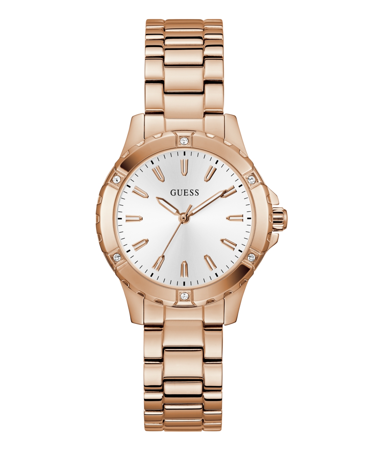 Click here for Guess Womens Quartz Rose Gold-Tone Stainless Steel... prices